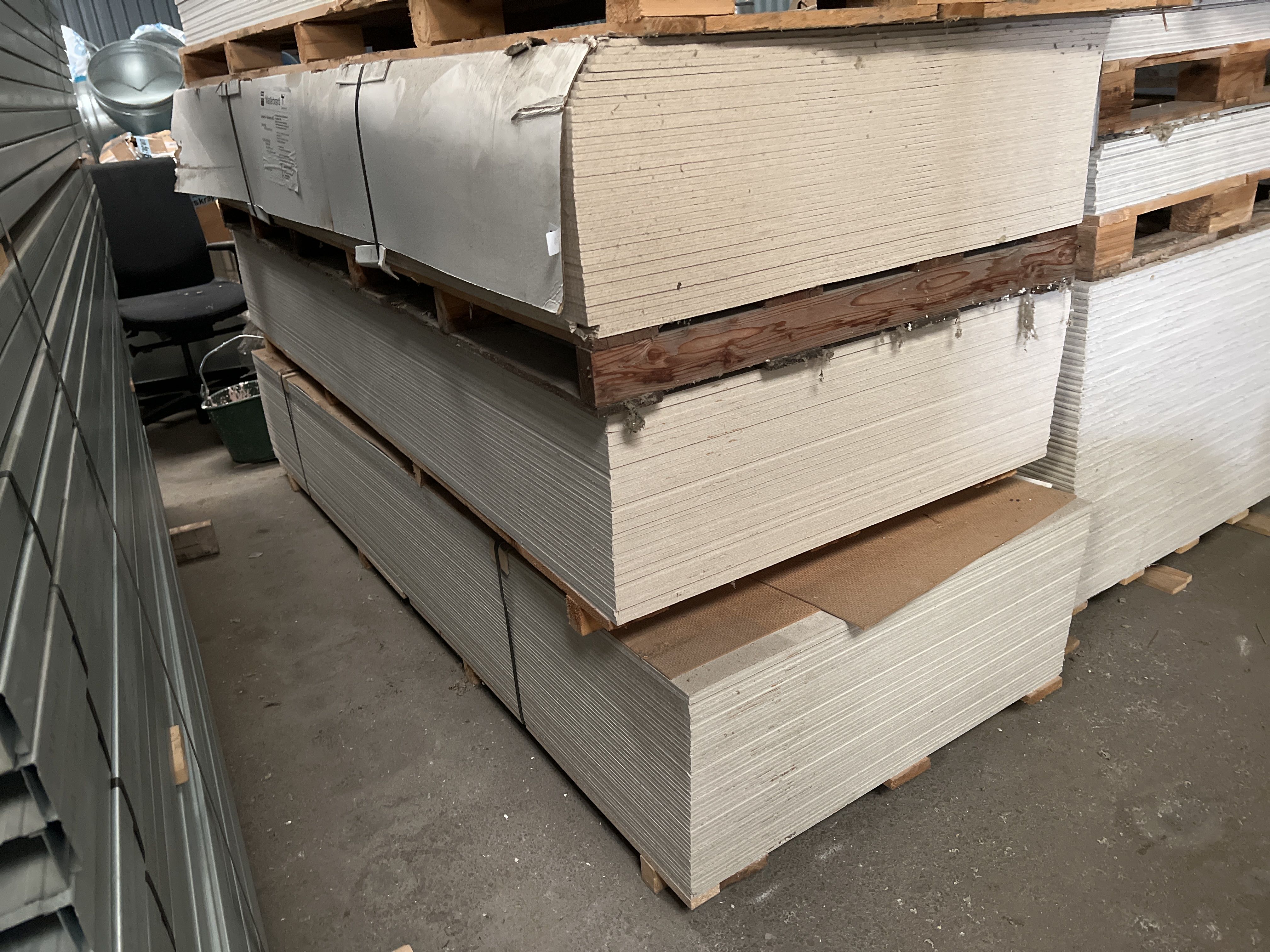 Calcium silicate board, Masterboard, 2500 x 900 x 8 mm, approx. 150 ...