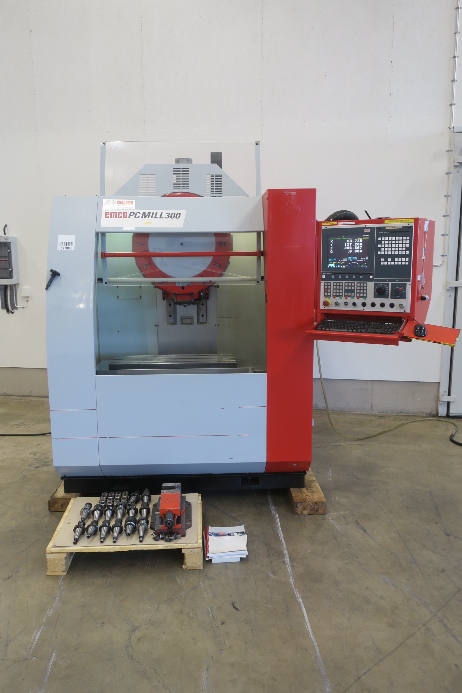 VMC Emco PC Mill 300 - PS Auction - We value the future - Largest in ...