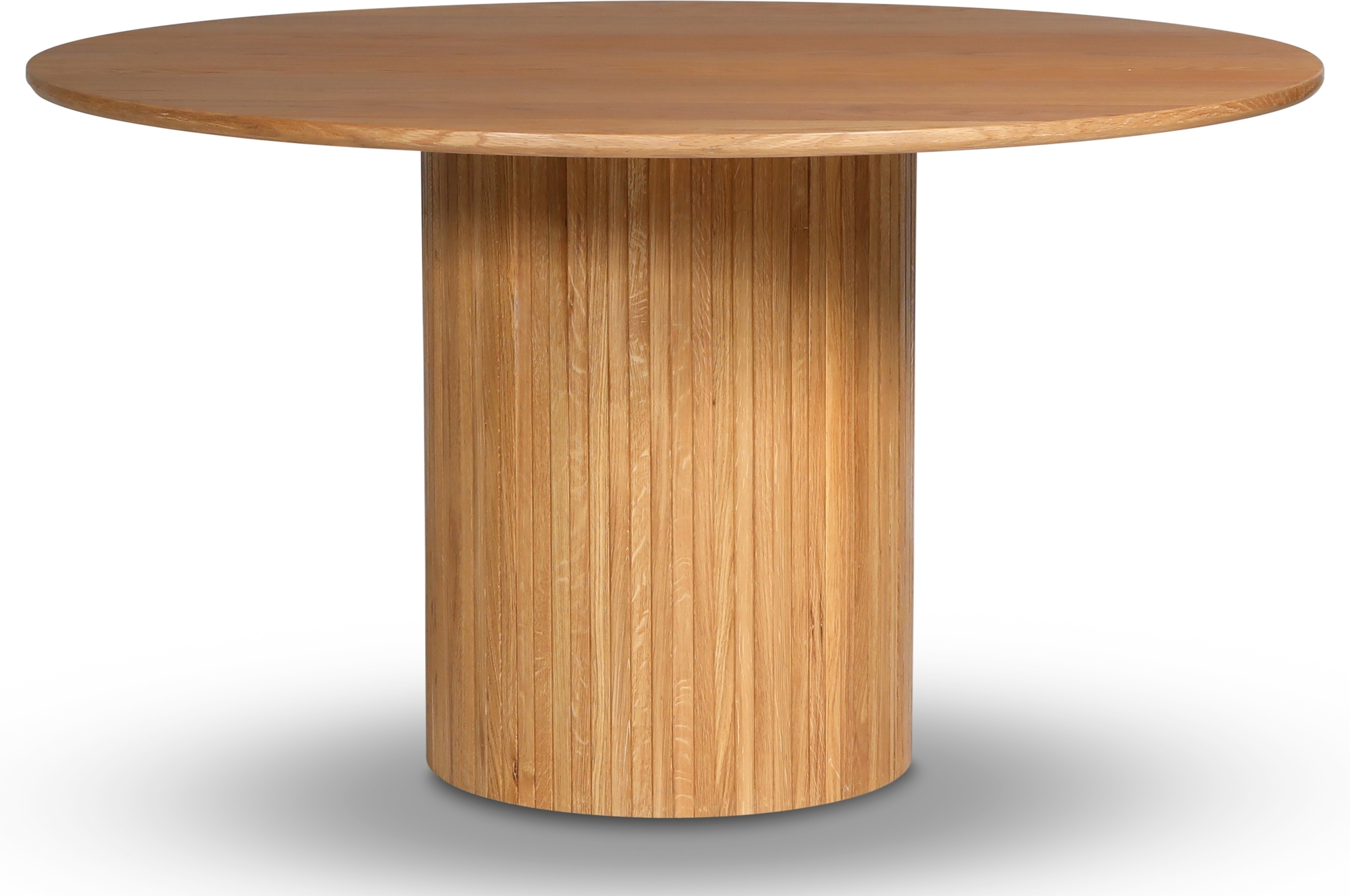 Nova round dining table Ø130 cm - Oiled oak veneer - PS Auction - We ...