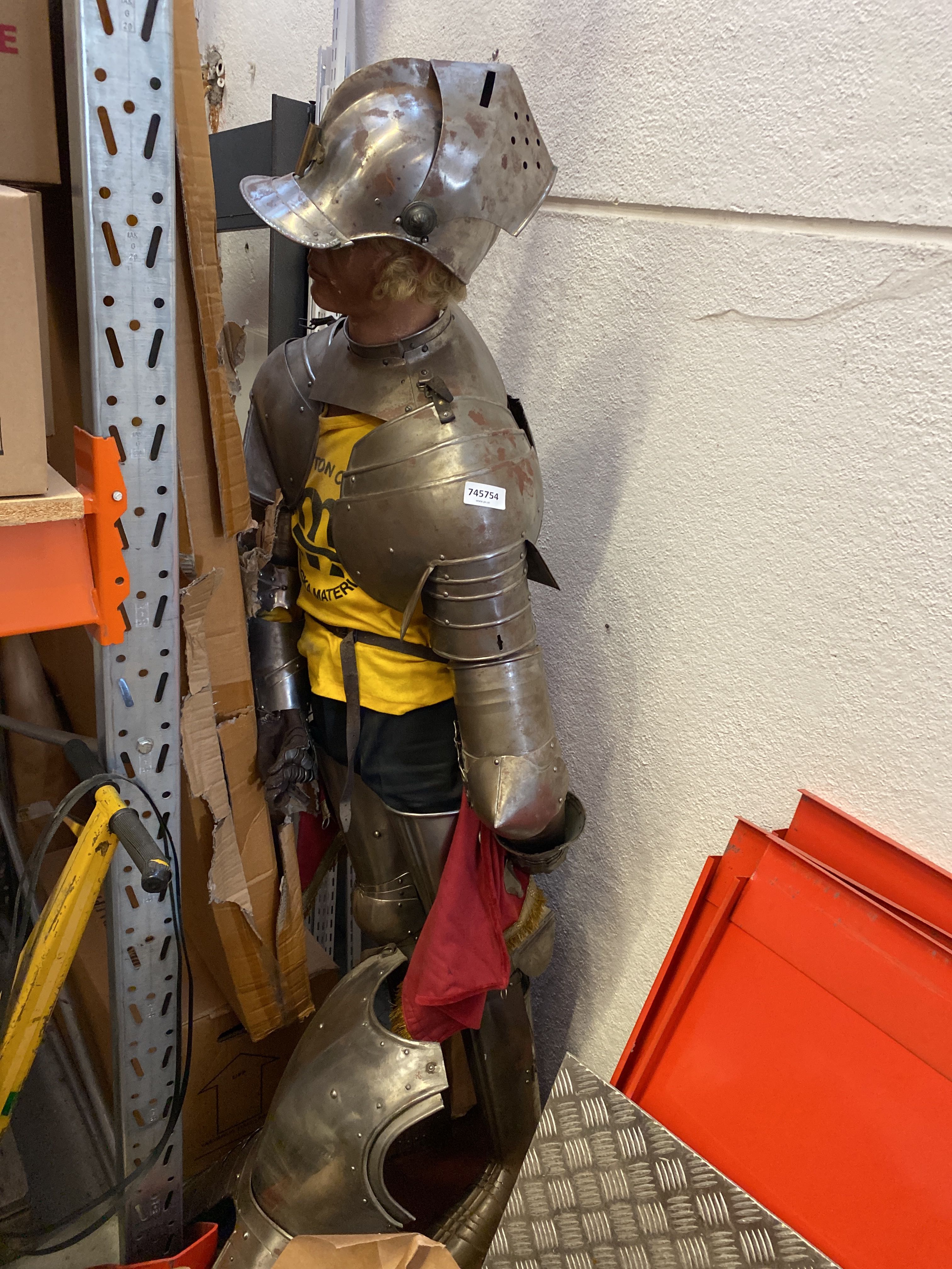 Mannequin with knight's armor - PS Auction - We value the future ...