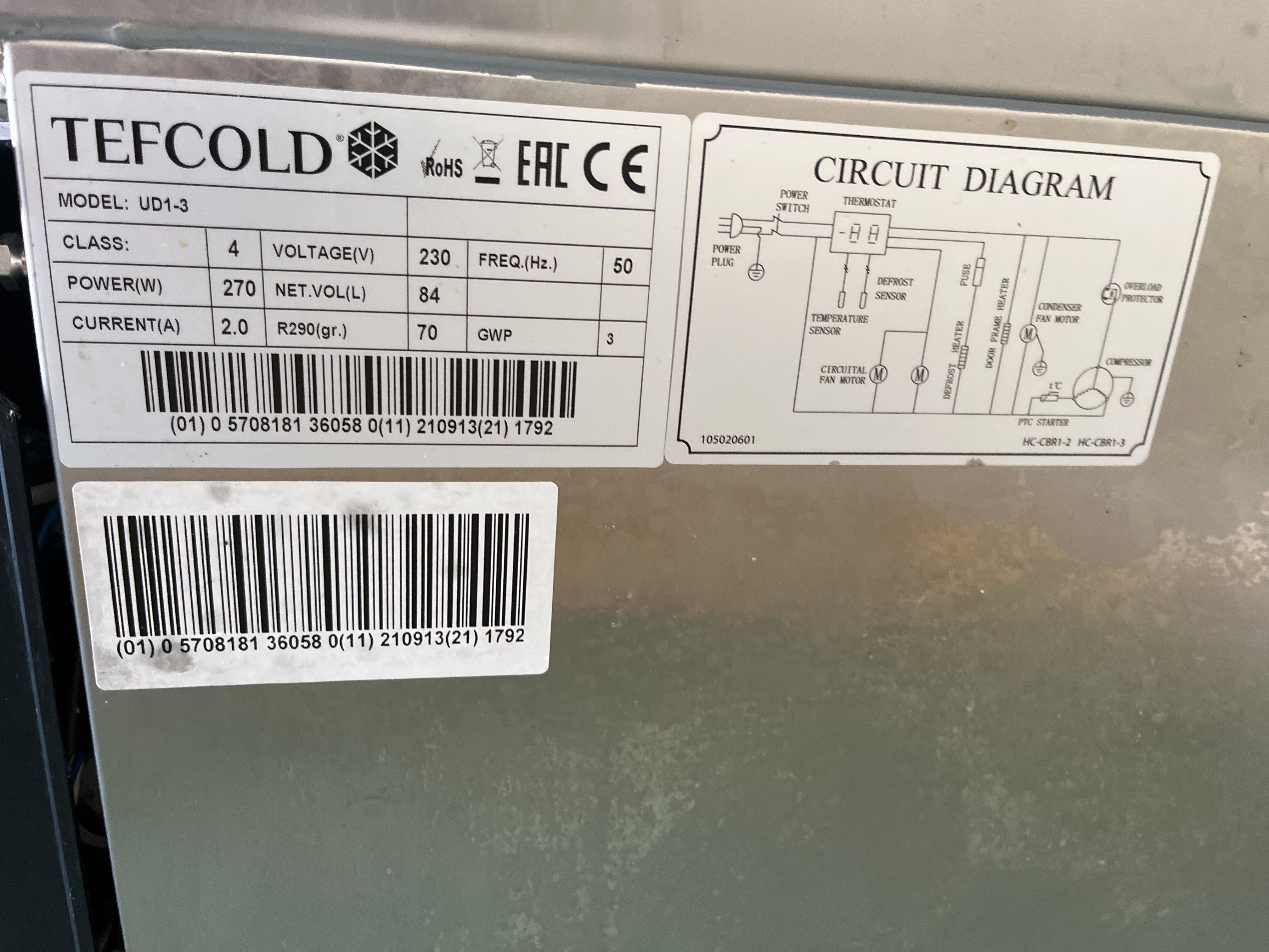 Tefcold refrigerator - PS Auction - We value the future - Largest in ...