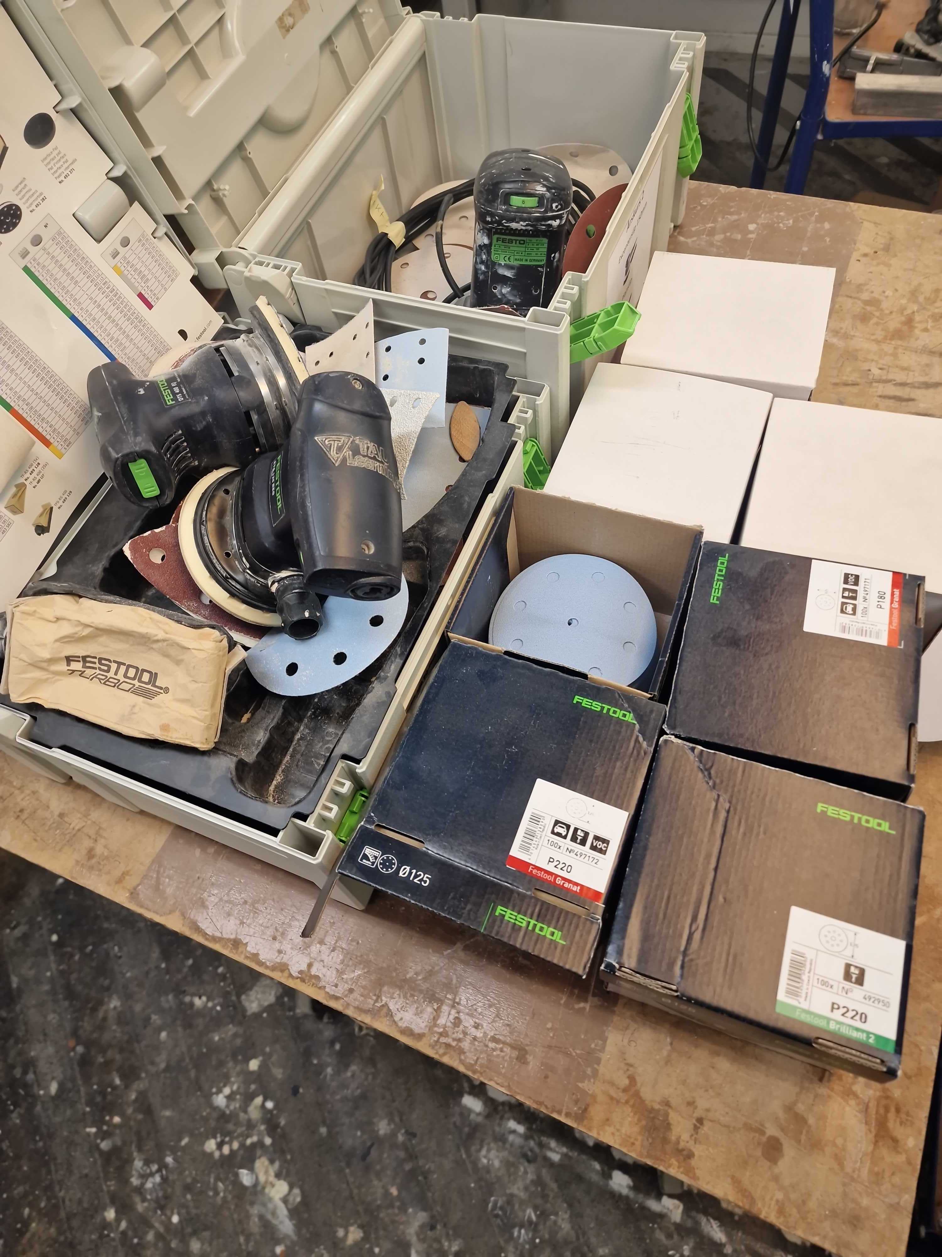Grinding machines Festool 3 pcs, incl. paper - PS Auction - We value ...