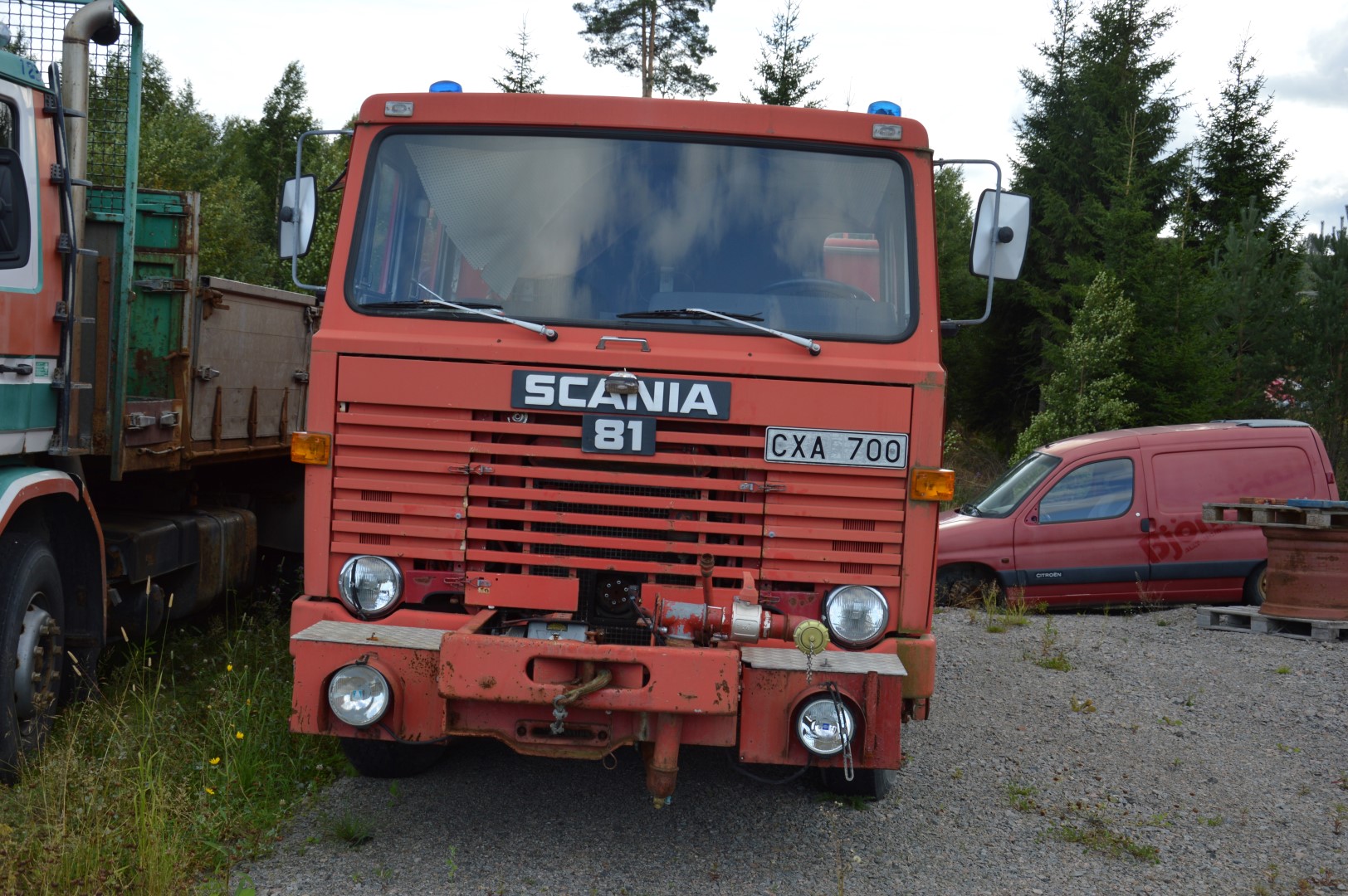 Veteran Brandbil SCANIA LB 81 S 38 165 - 77 (11) - Nätauktioner ...