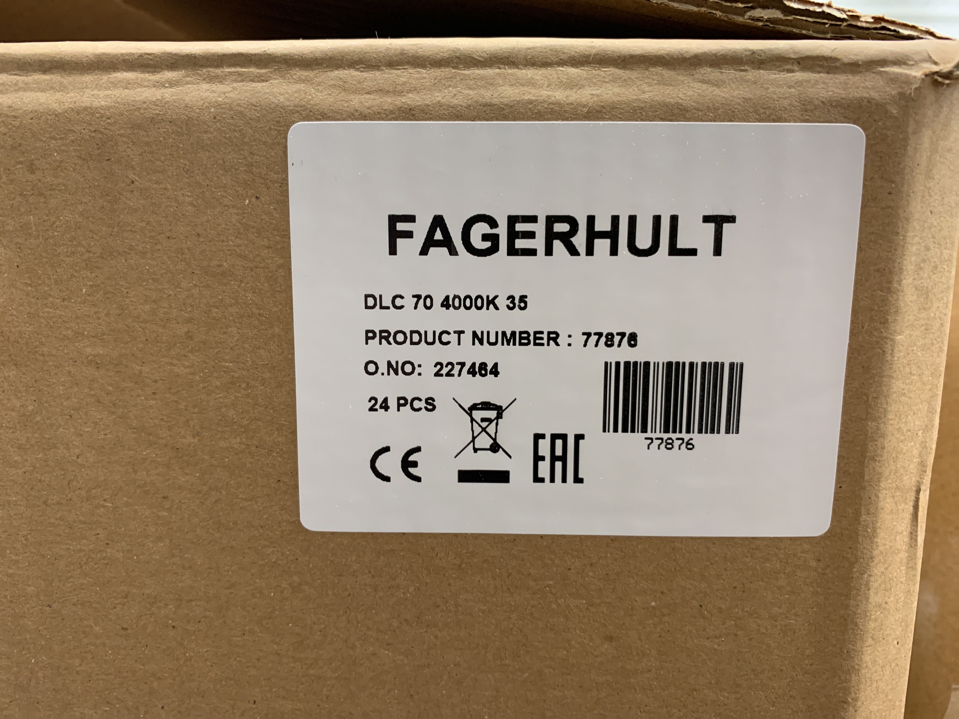 24 st LED spotlights Fagerhult DLC 70 - Auktioner online - Nätauktioner ...