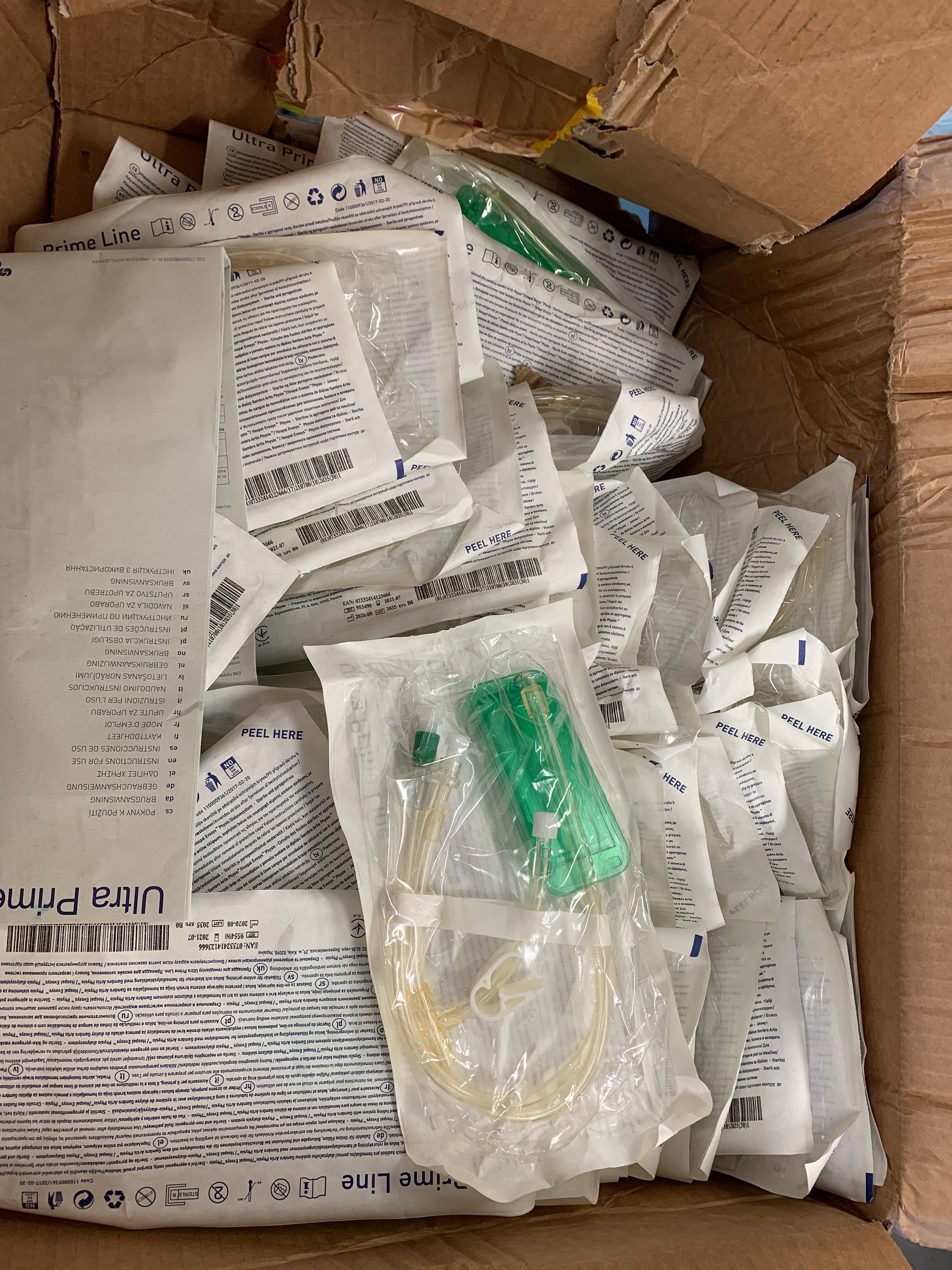 PICC fixation 500pcs (10pcs 50-pack), hemodialysis blood hose 112pcs ...