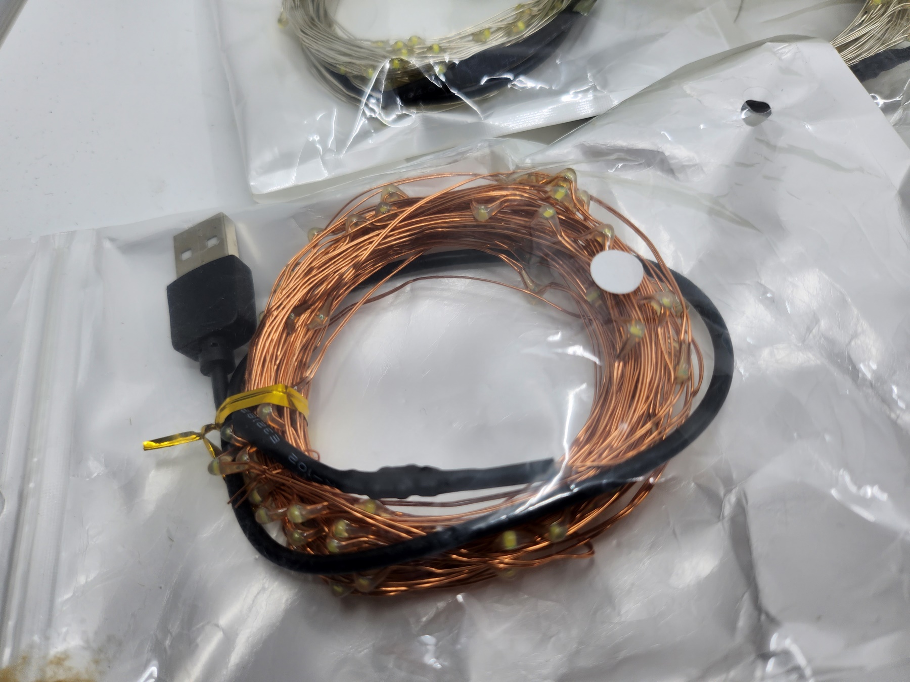 2 st led-slinga med solcell + 12 st USB-LEDslinga - Frakt ingår - Auktioner online ...