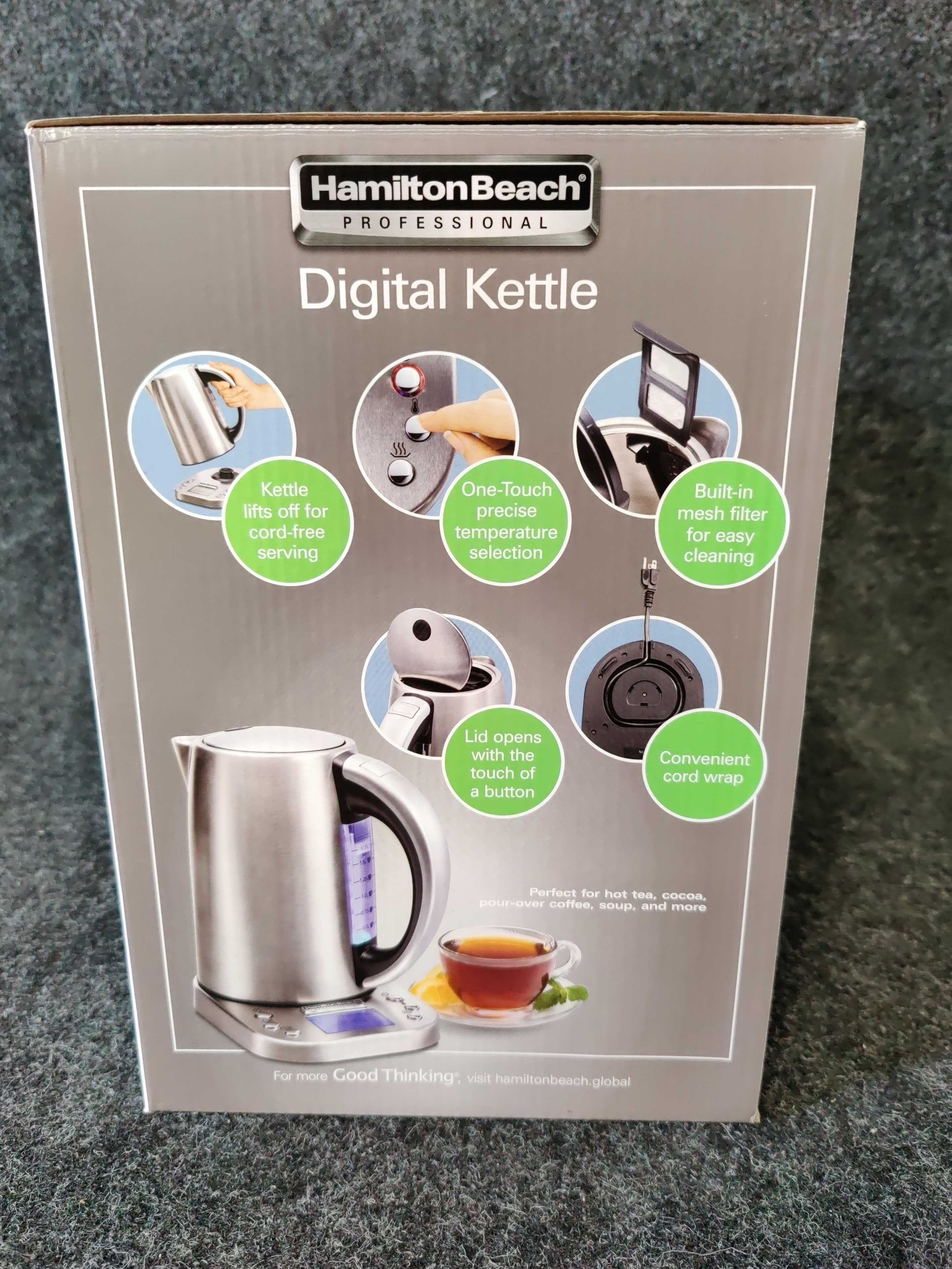 Kettle Hamilton Beach Professional 1.7 L Digital Kettle - PS Auction ...