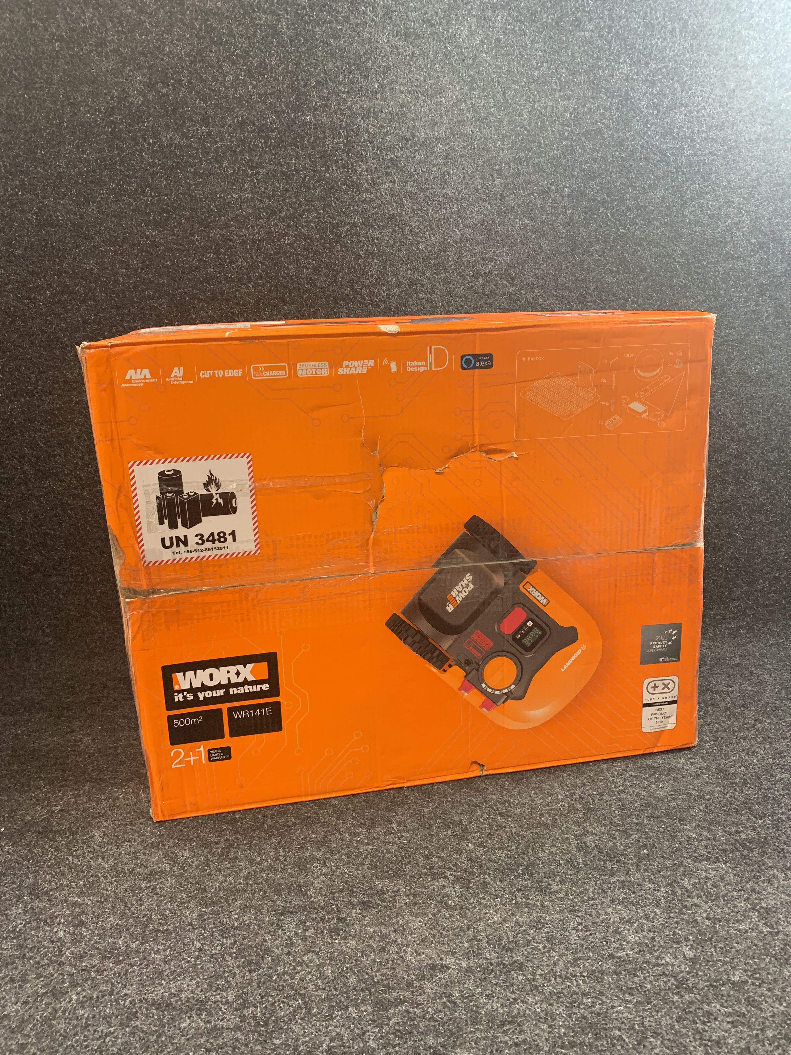 Robotic lawnmower WORX Landroid M500 WR141E - PS Auction - We value the ...