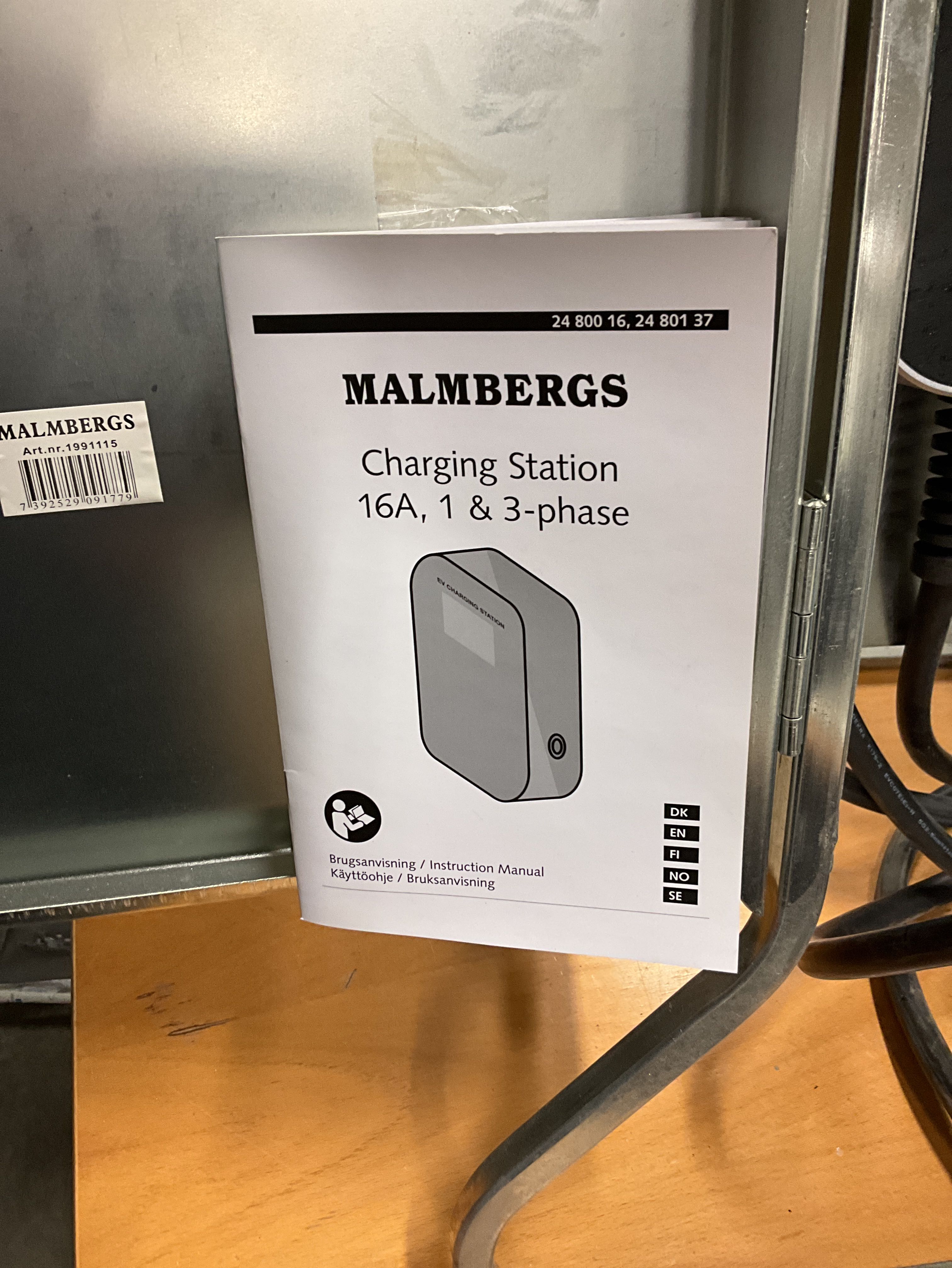 Laddstation för elbil - Malmbergs BS20 - Auktioner online ...