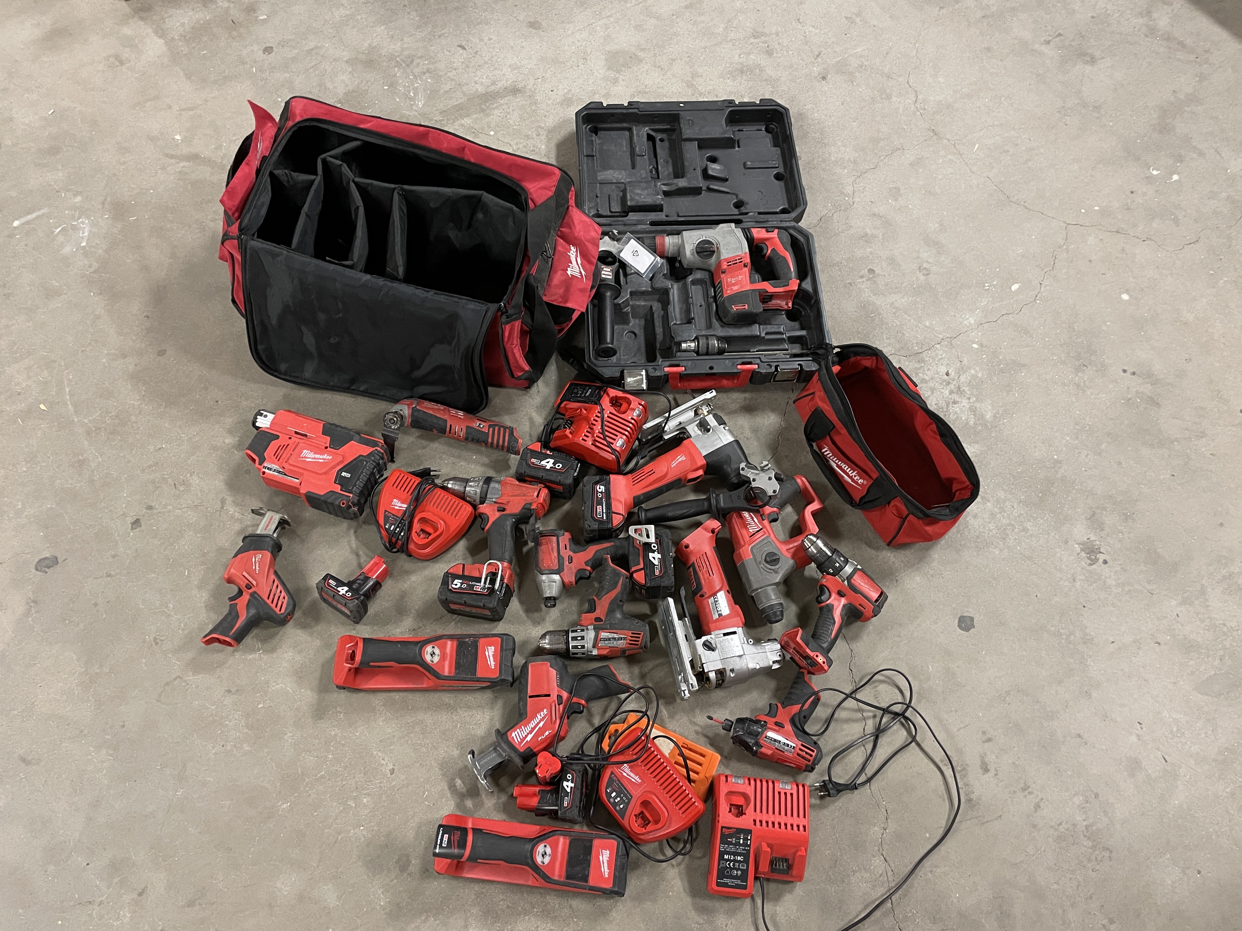 Milwaukee tools with bag - PS Auction - We value the future - Largest ...