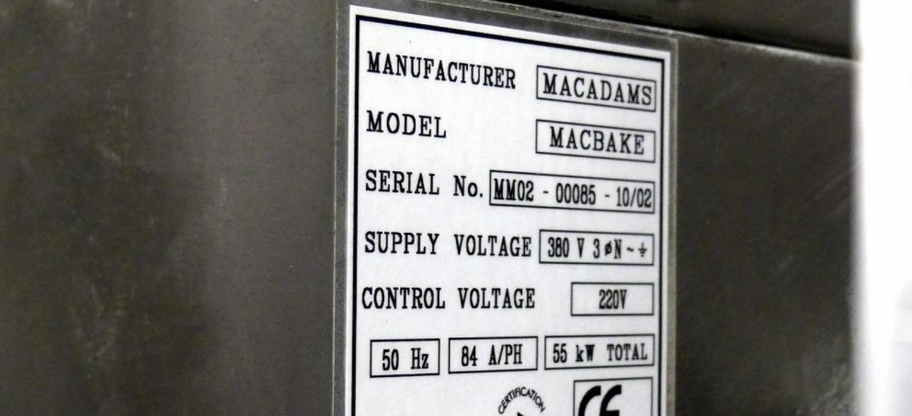 Deck oven, MacAdams MacBake. Year 2002 - PS Auction - We value the ...