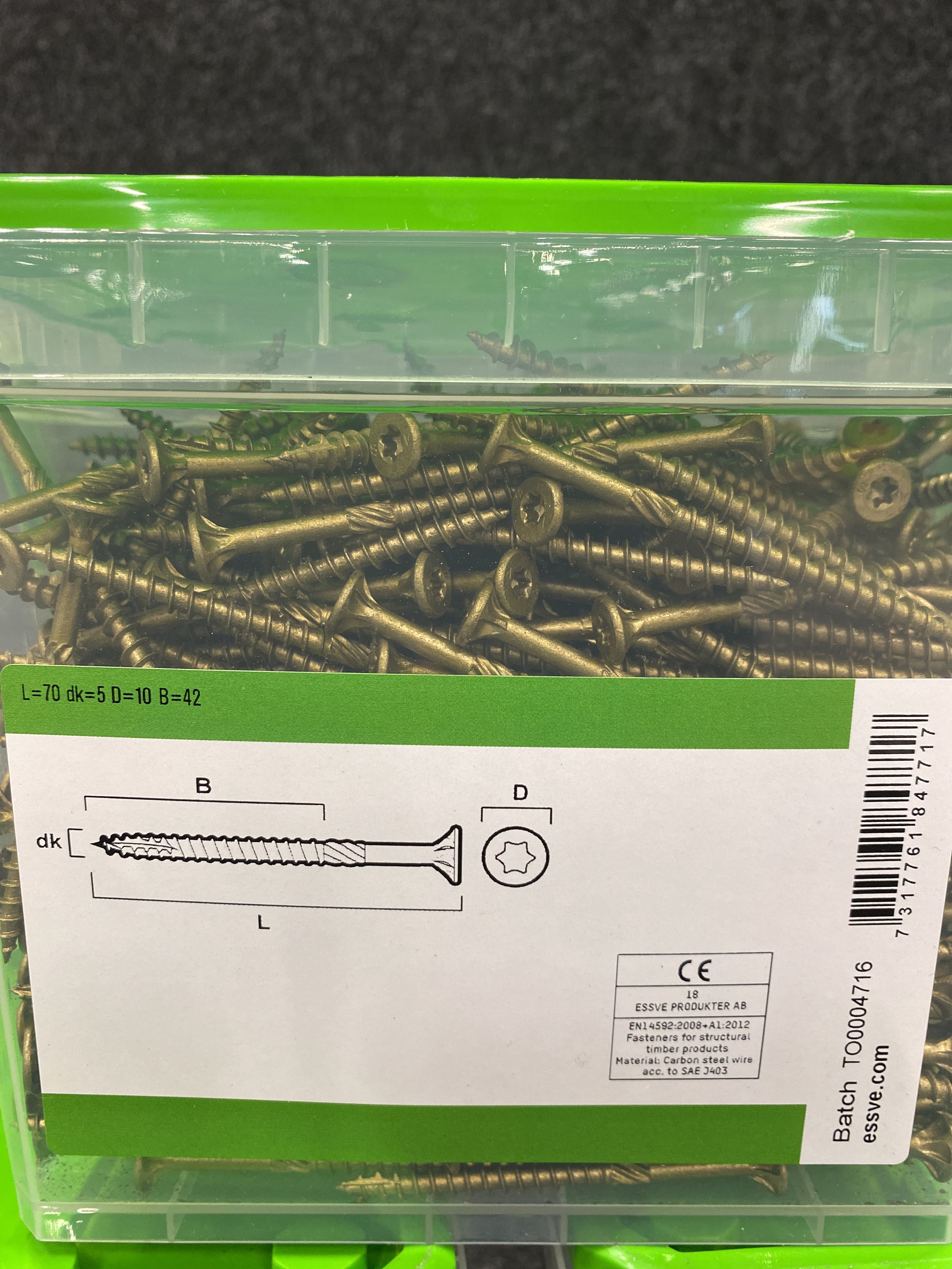 3 packs of Essve Wood screws - PS Auction - We value the future ...