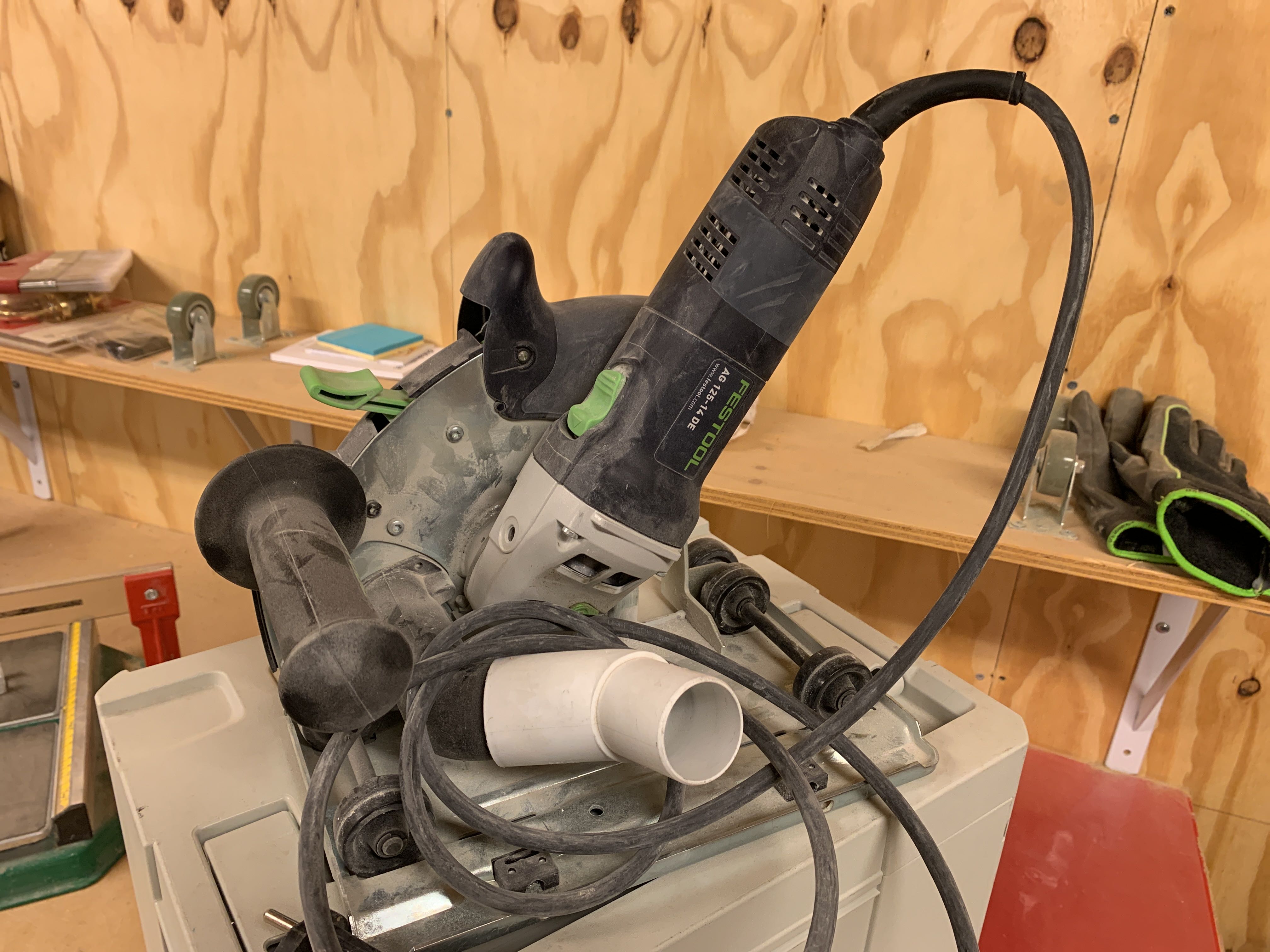 Diamond cutter Festool DSC-AG 125 incl. guide rail - PS Auction - We ...