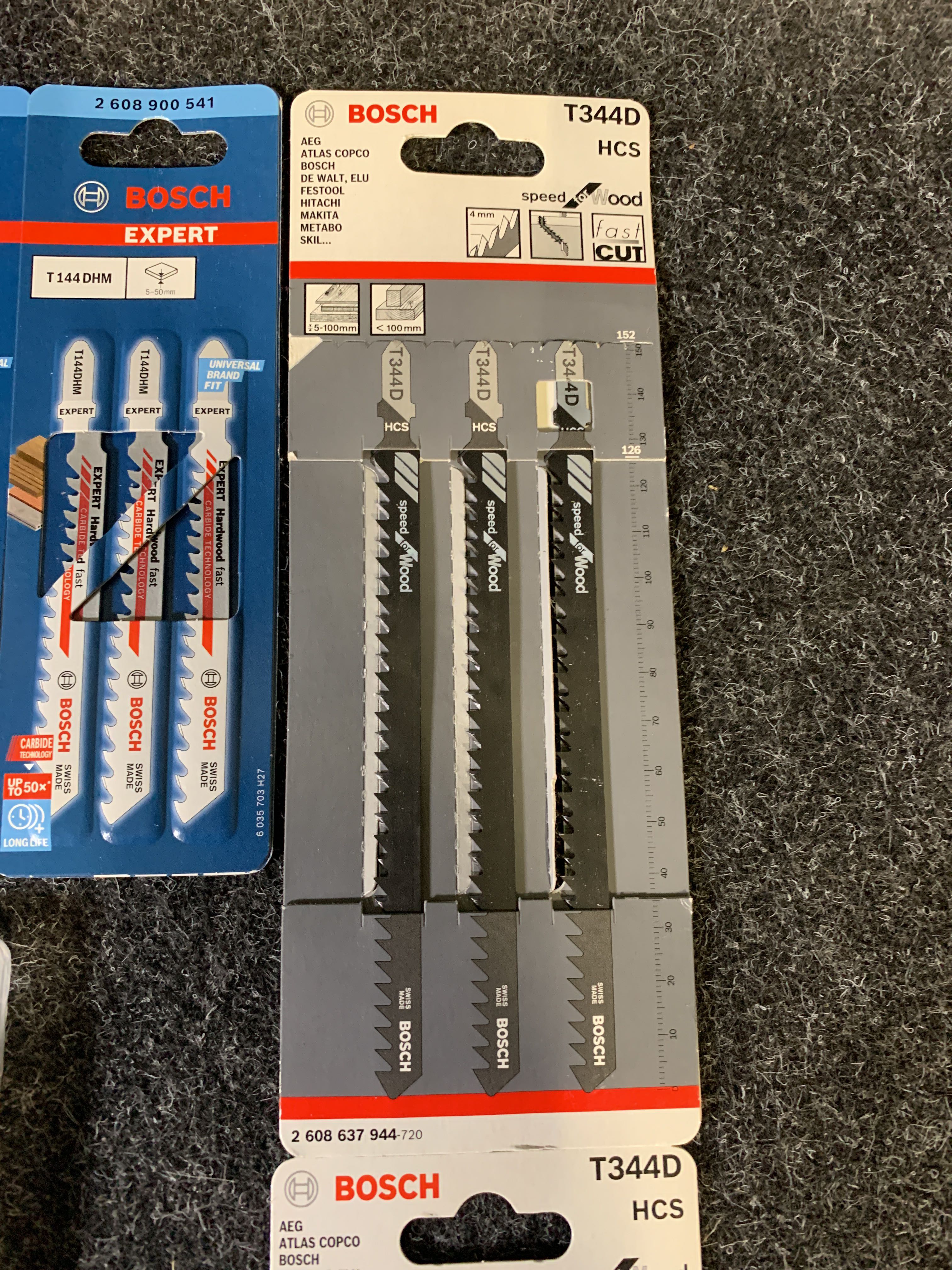 Assortment of saw blades for Bosch jigsaws - PS Auction - We value the future - Largest in net ...