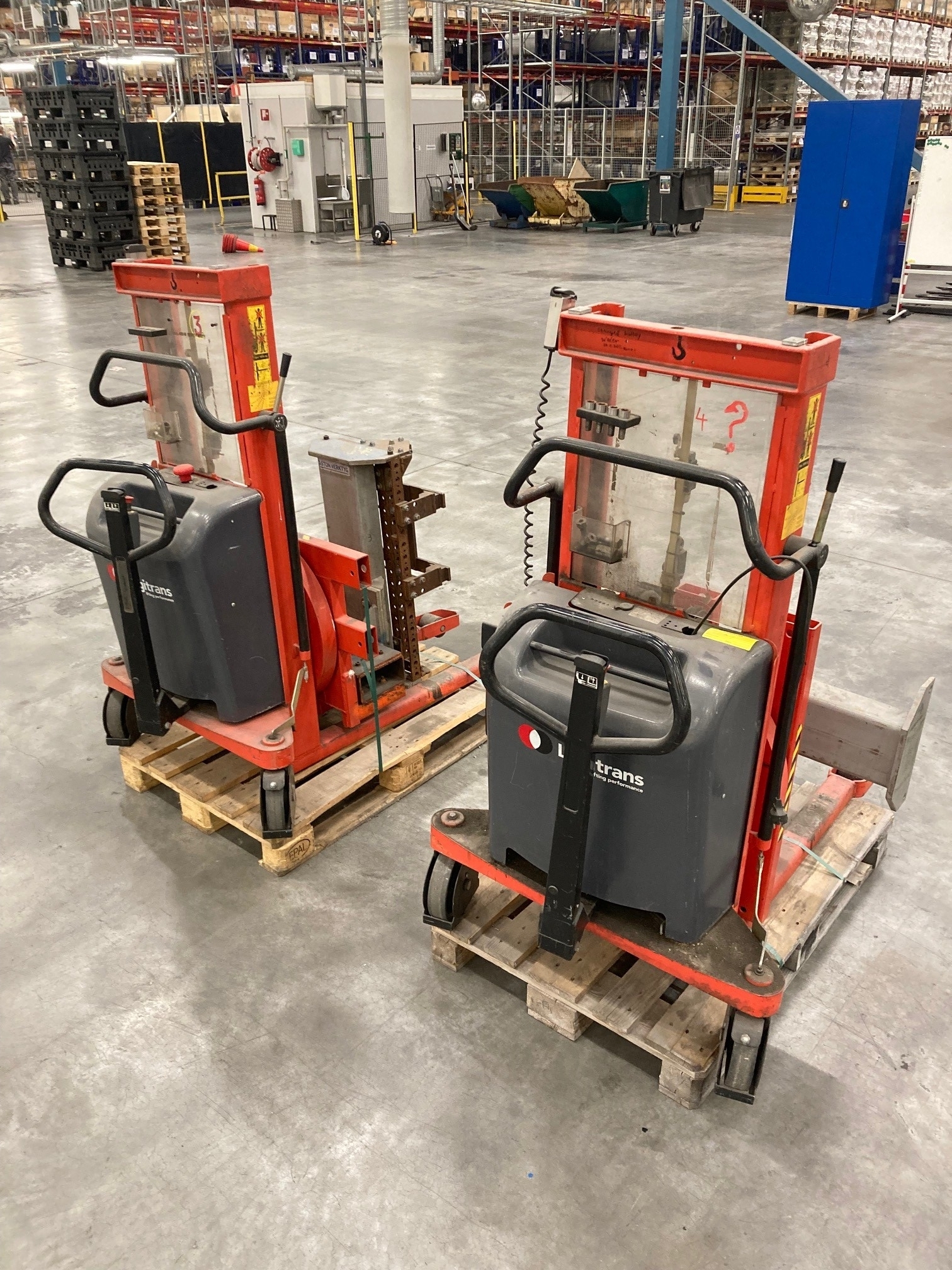 Logitrans ELFR 1001/1200 Lifting trolley with rotor tilt 2pcs Repair ...