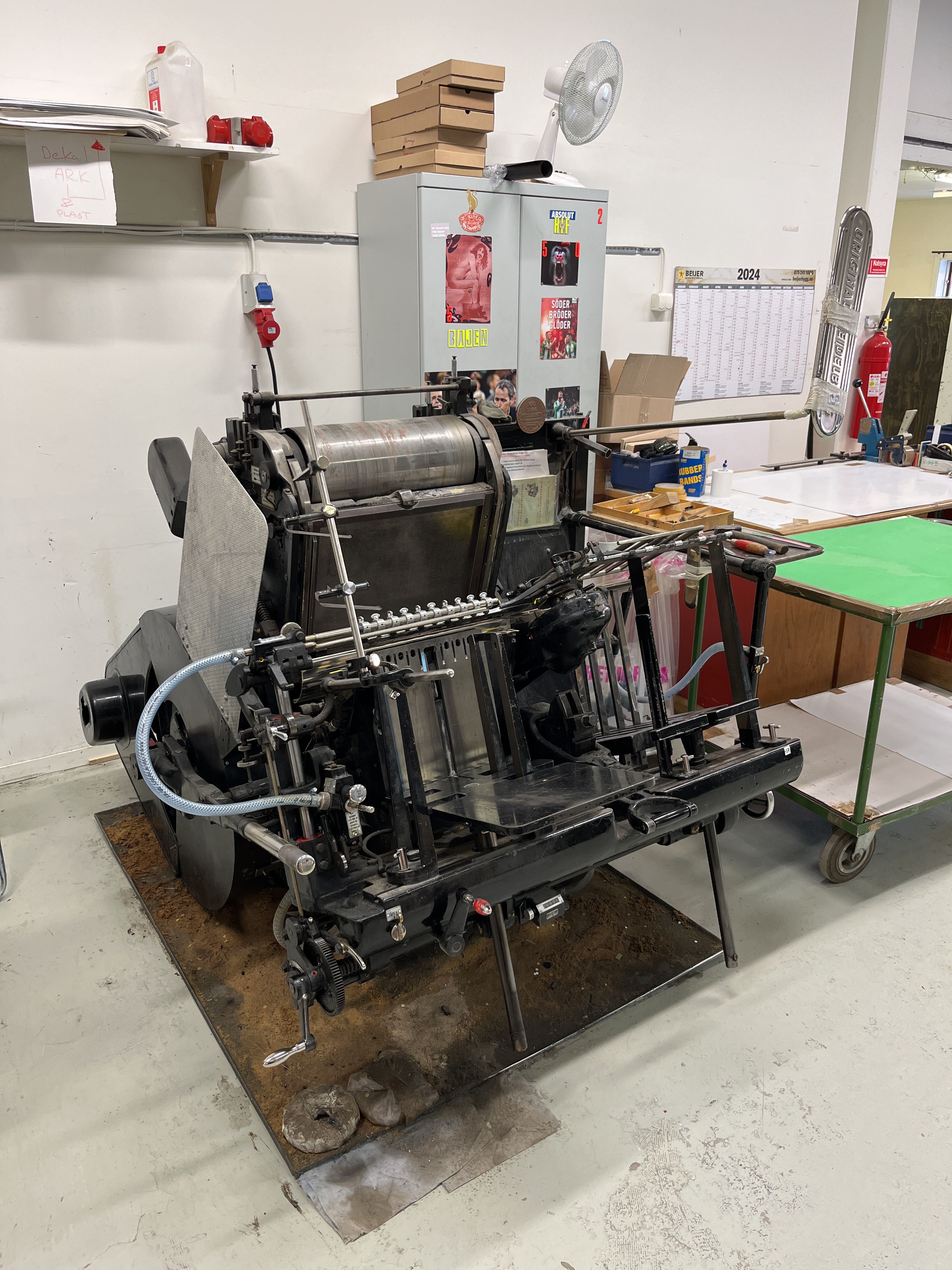 Tryckpress Heidelberg, Vinge A3 - Auktioner online - Nätauktioner ...