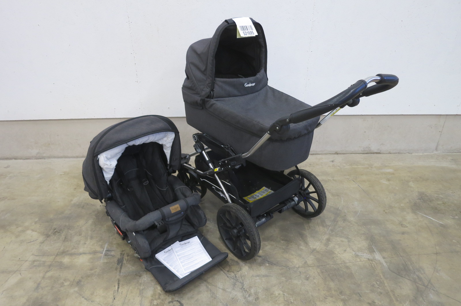 Barnvagn Emmaljunga Super Viking - Auktioner online - Nätauktioner ...