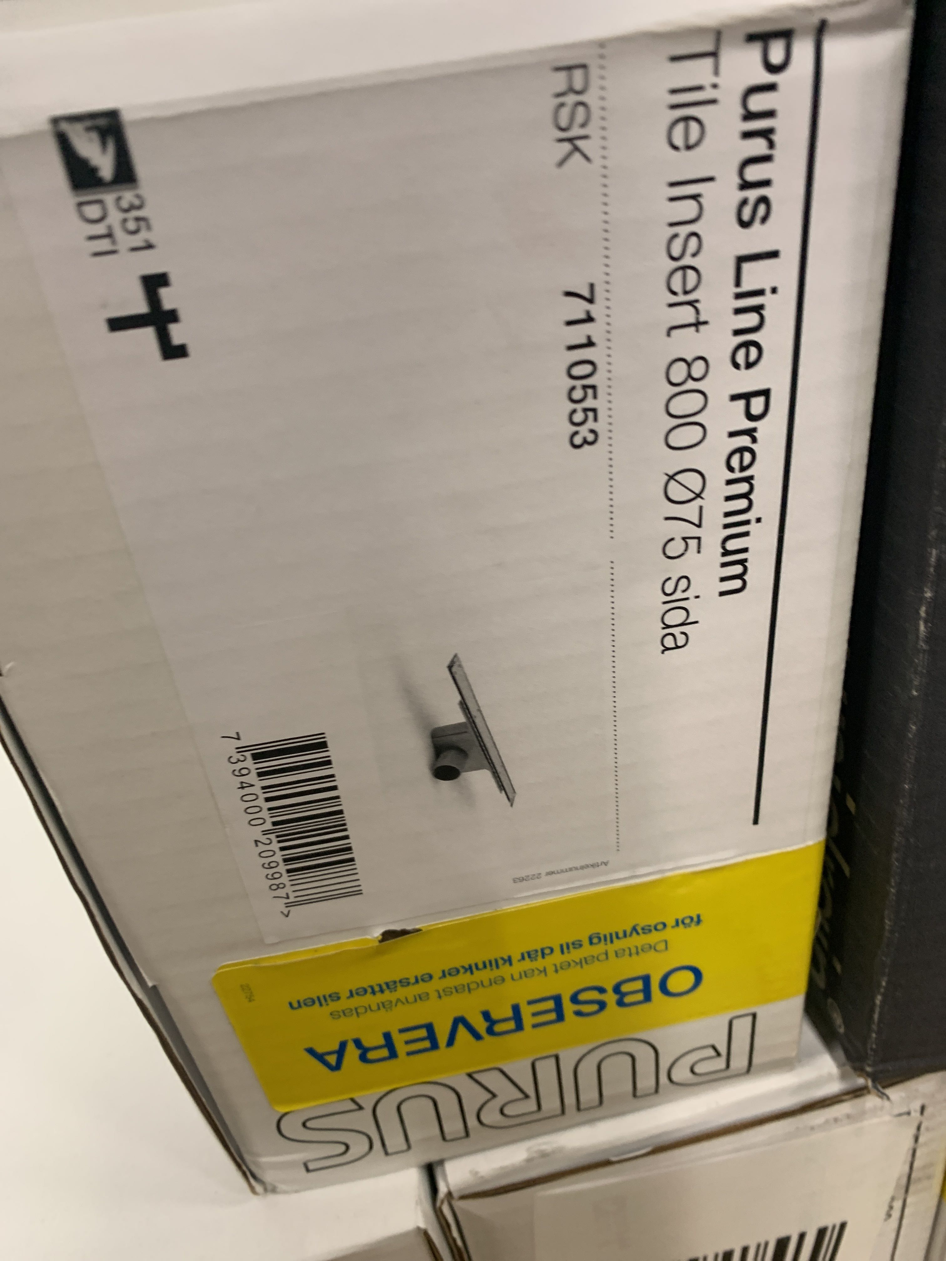 Floor drain Purus Line Premium 800 - PS Auction - We value the future ...