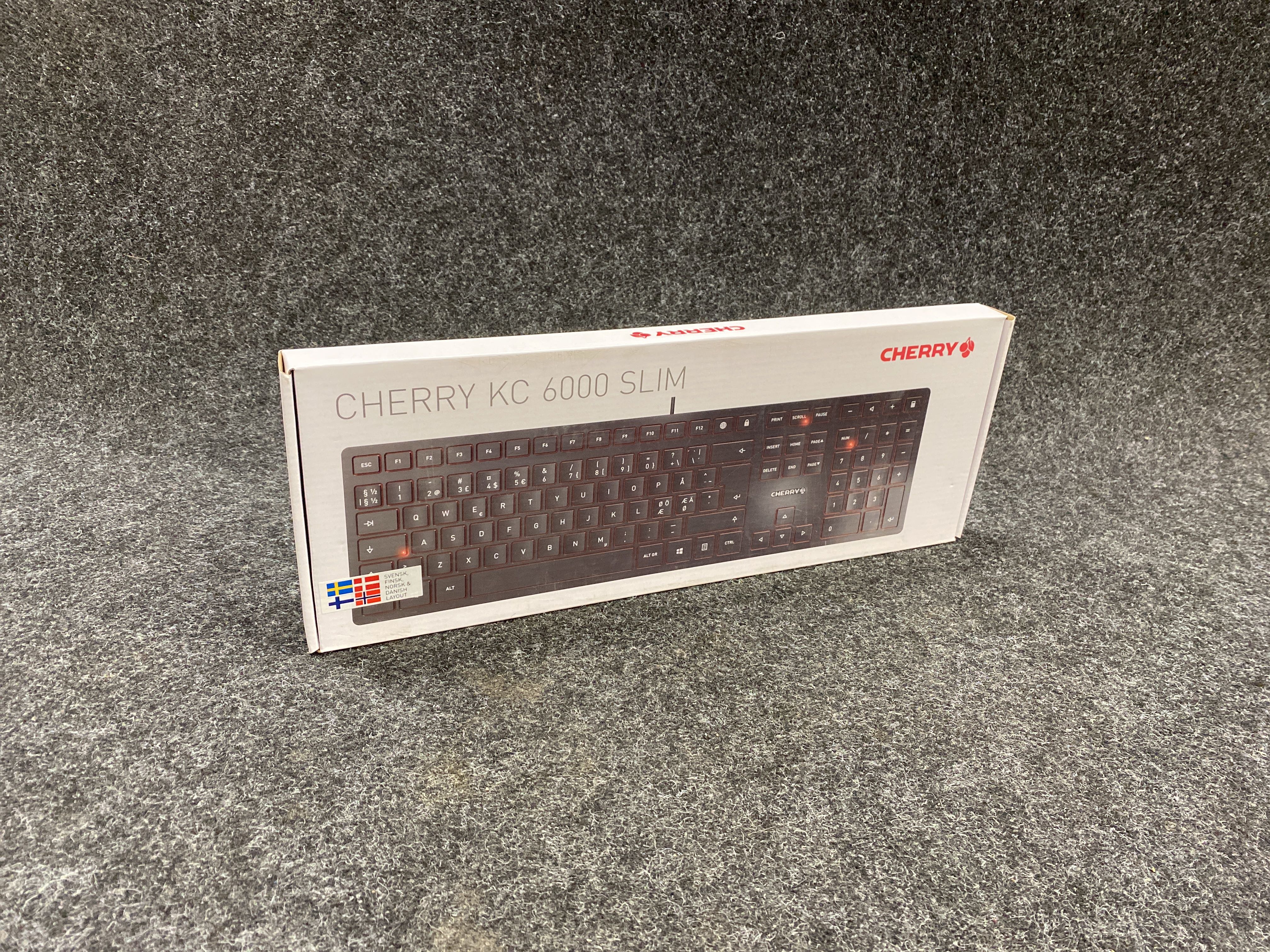 Tangentbord Cherry KC 6000 slim - Auktioner online - Nätauktioner ...