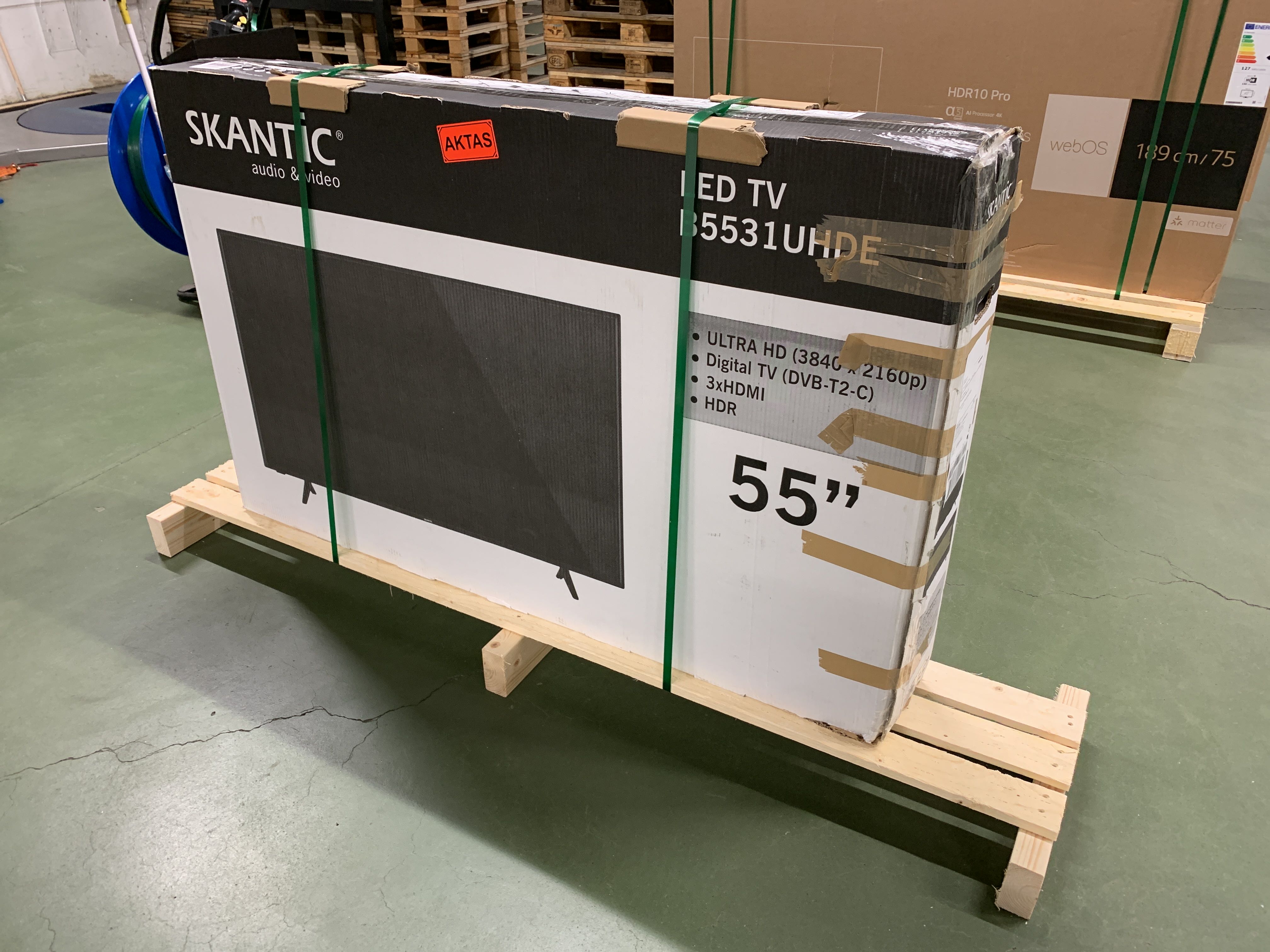 55" Ultra HD-TV med HDR 10 & Dolby Vision Skantic B5531UHD - Auktioner ...