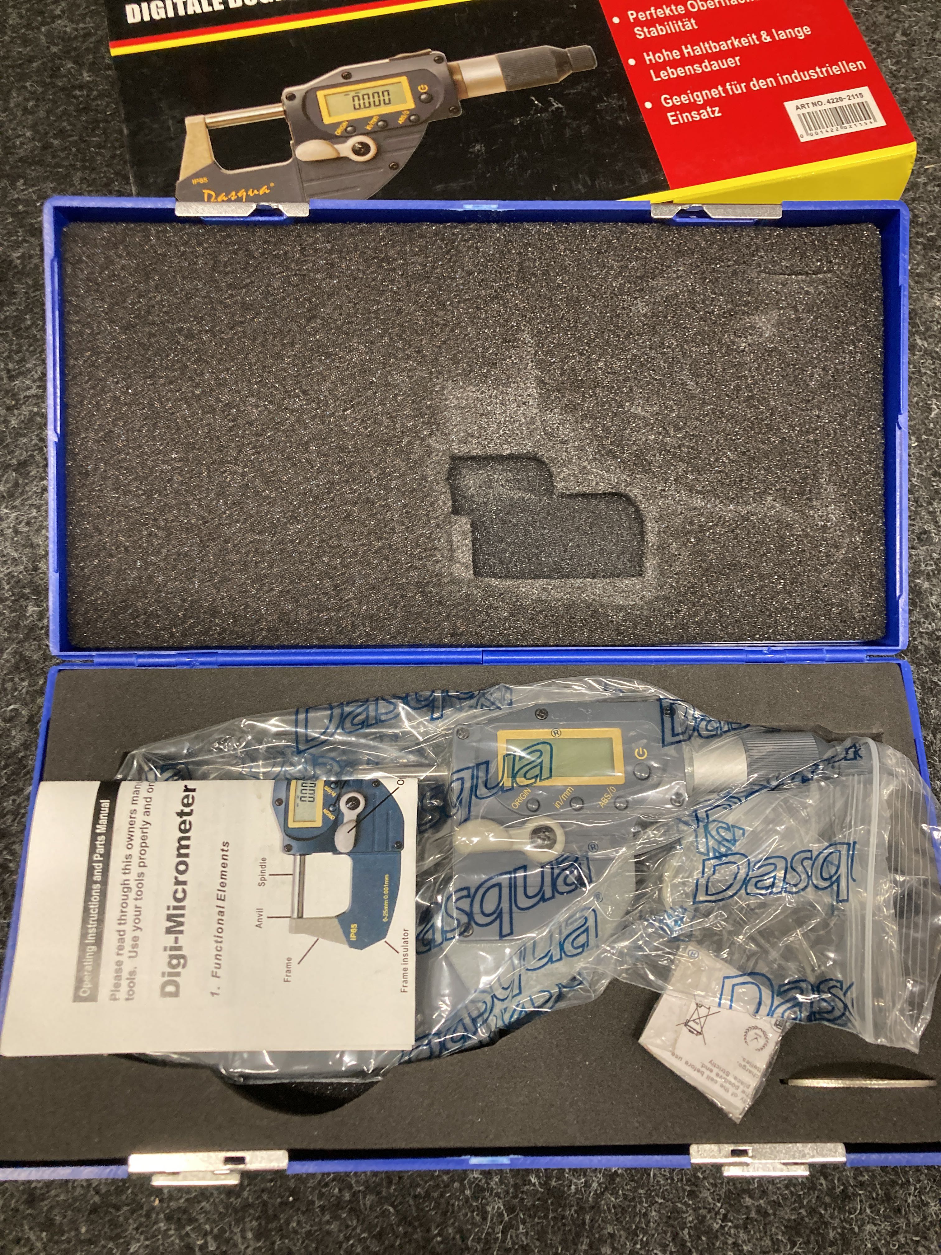Mikrometer Dasqua 509521 50-75 mm - Auktioner online - Nätauktioner ...