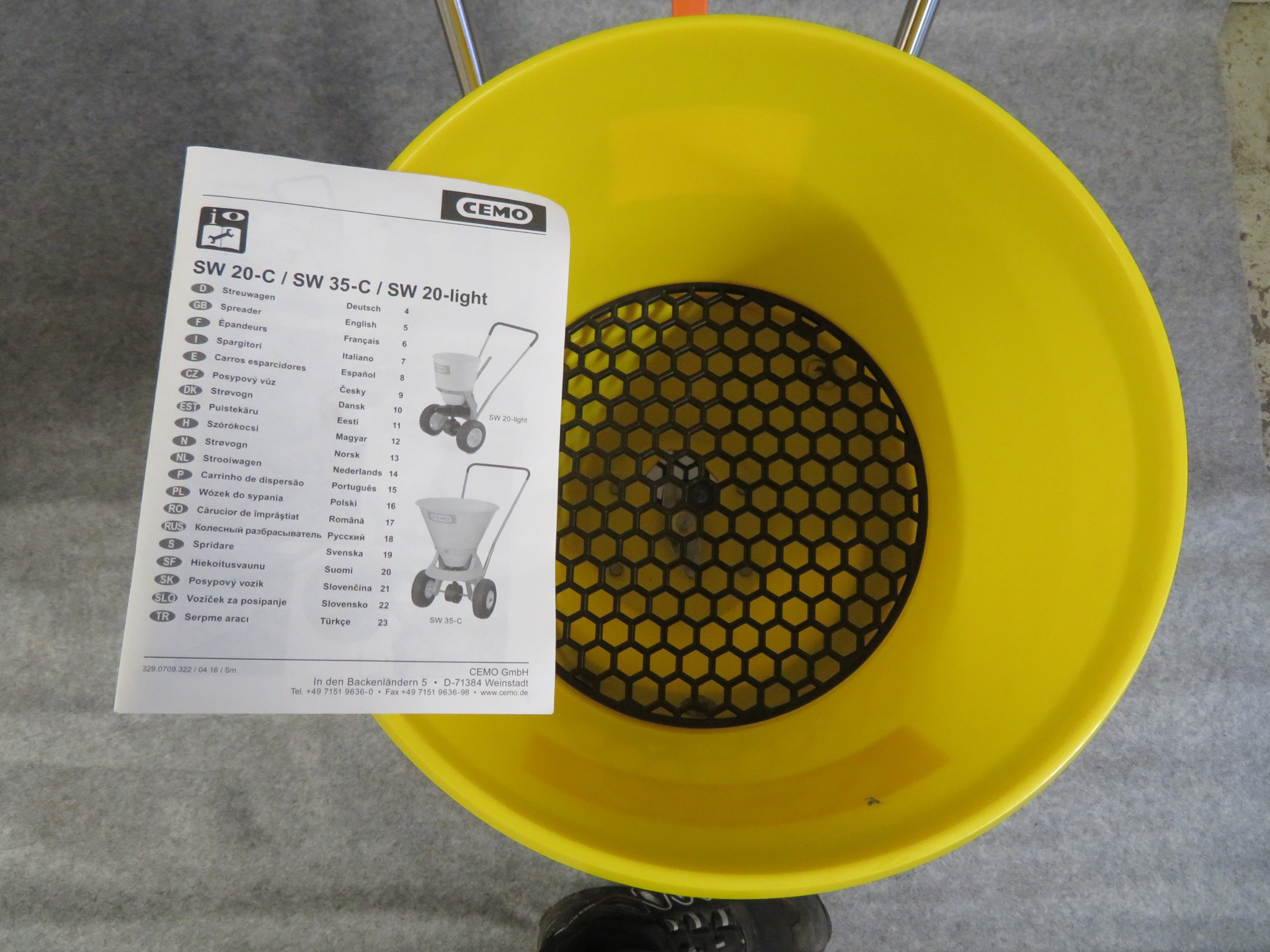 Spridare Cemo SW 20-C - Units - Ledande på konkursauktioner
