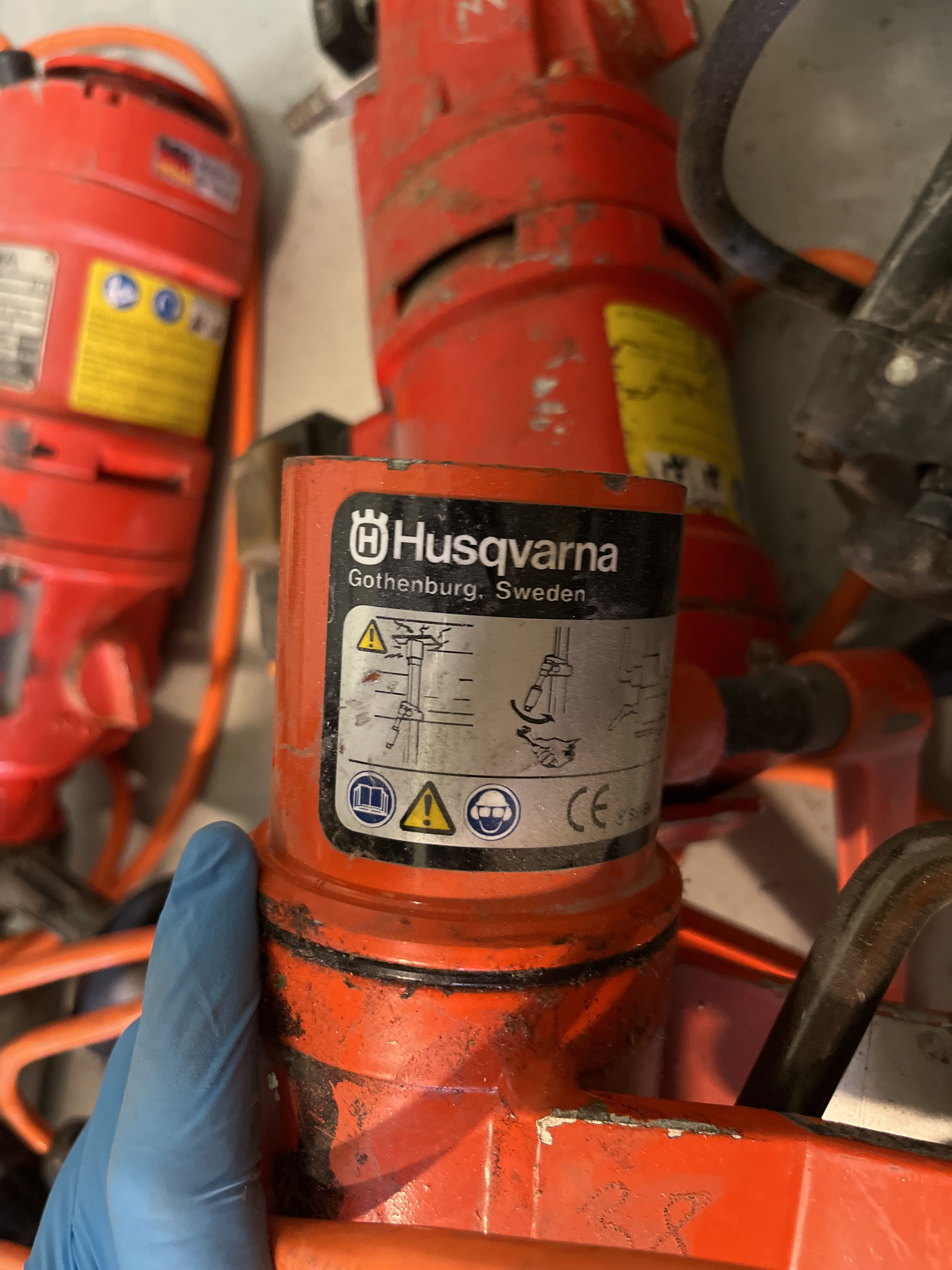 Core drill with accessories, Weka & Husqvarna - PS Auction - We value the future - Largest in ...