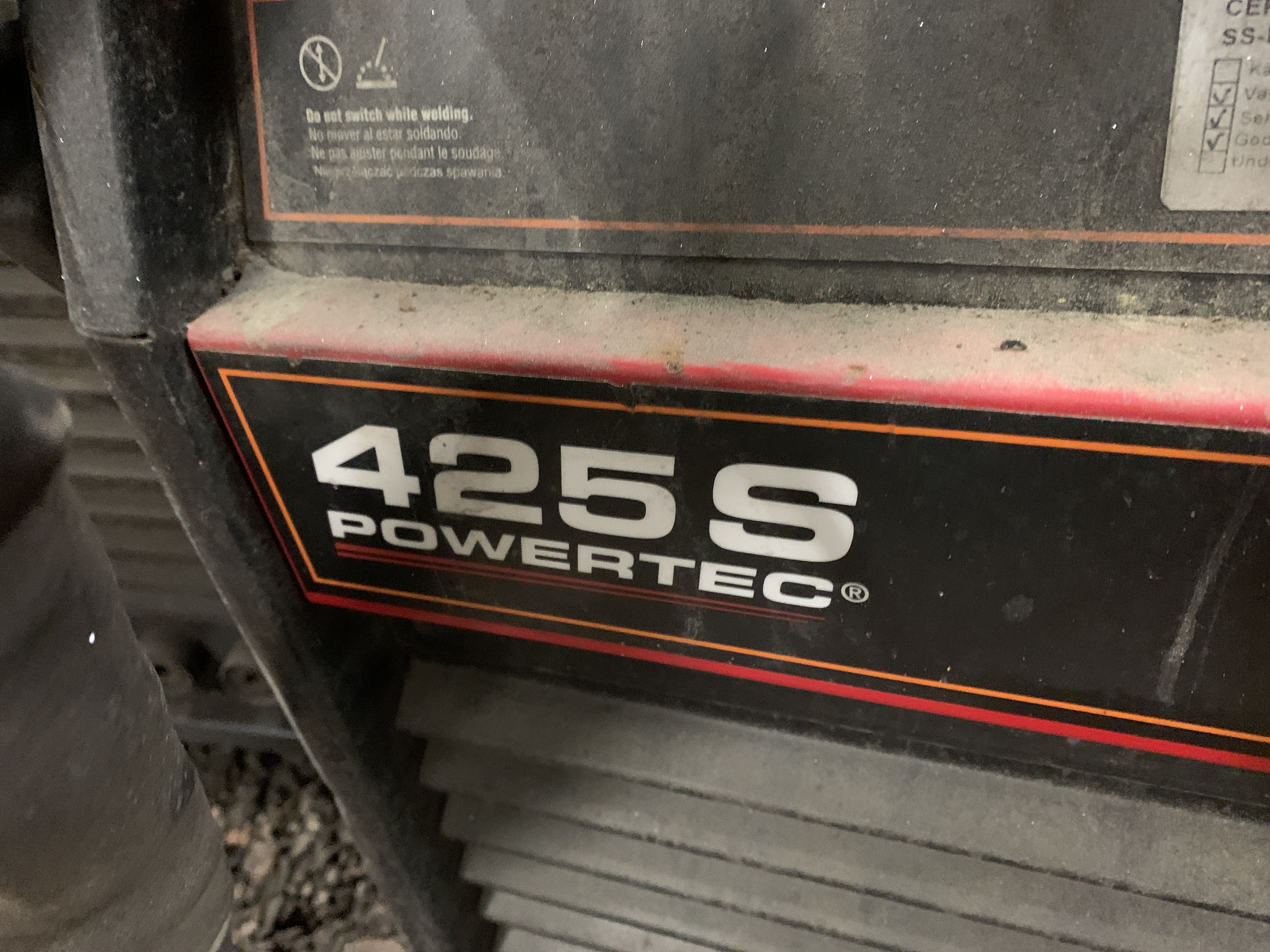 MIG welder with feeder and cooler Lincoln Electric Powertec 425S - PS ...