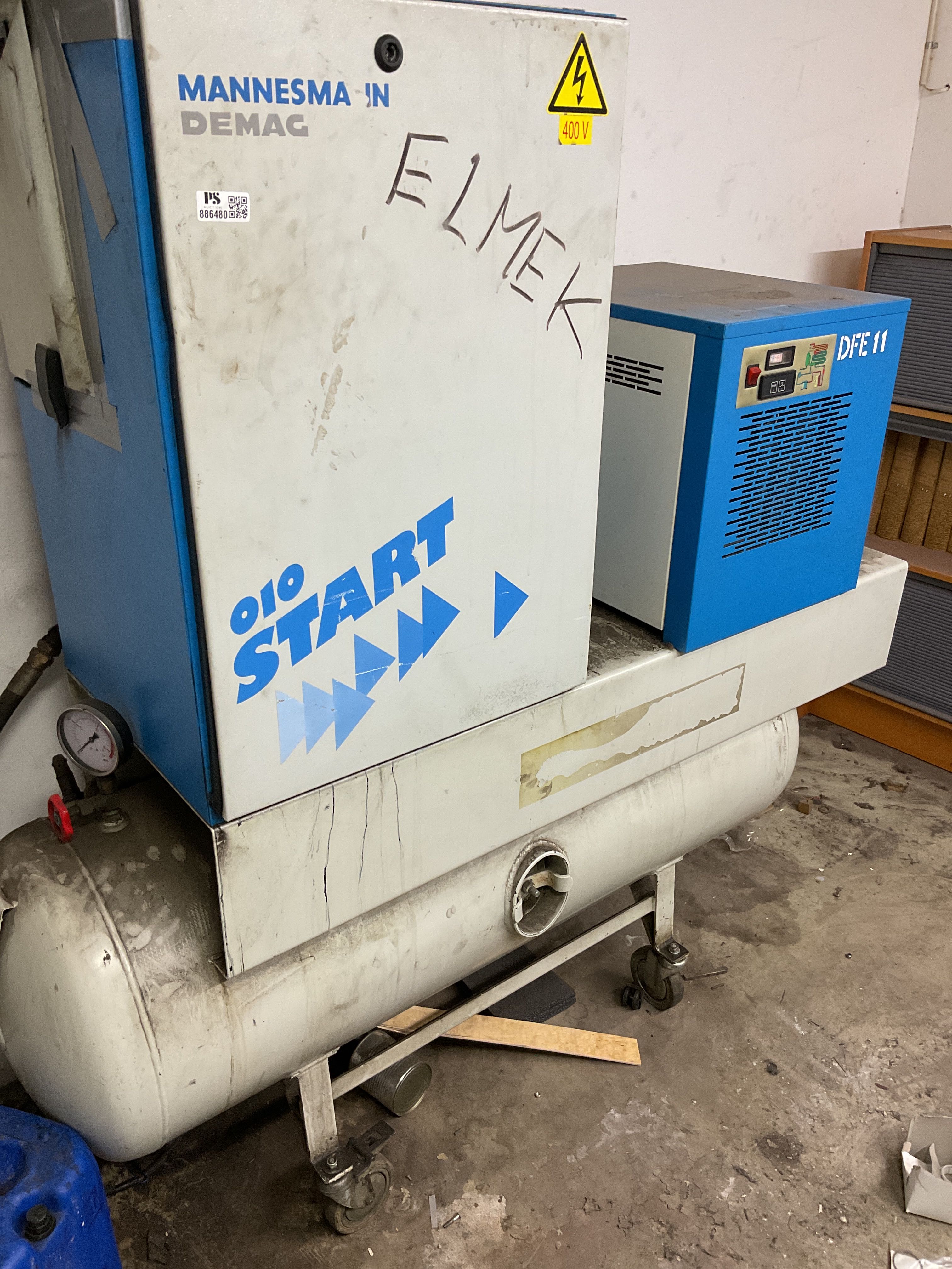 Demag Compressor with refrigeration dryer - PS Auction - We value the ...