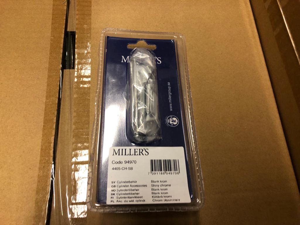 10 st cylindervredsats av krom - Frakt ingår - Auktioner online ...