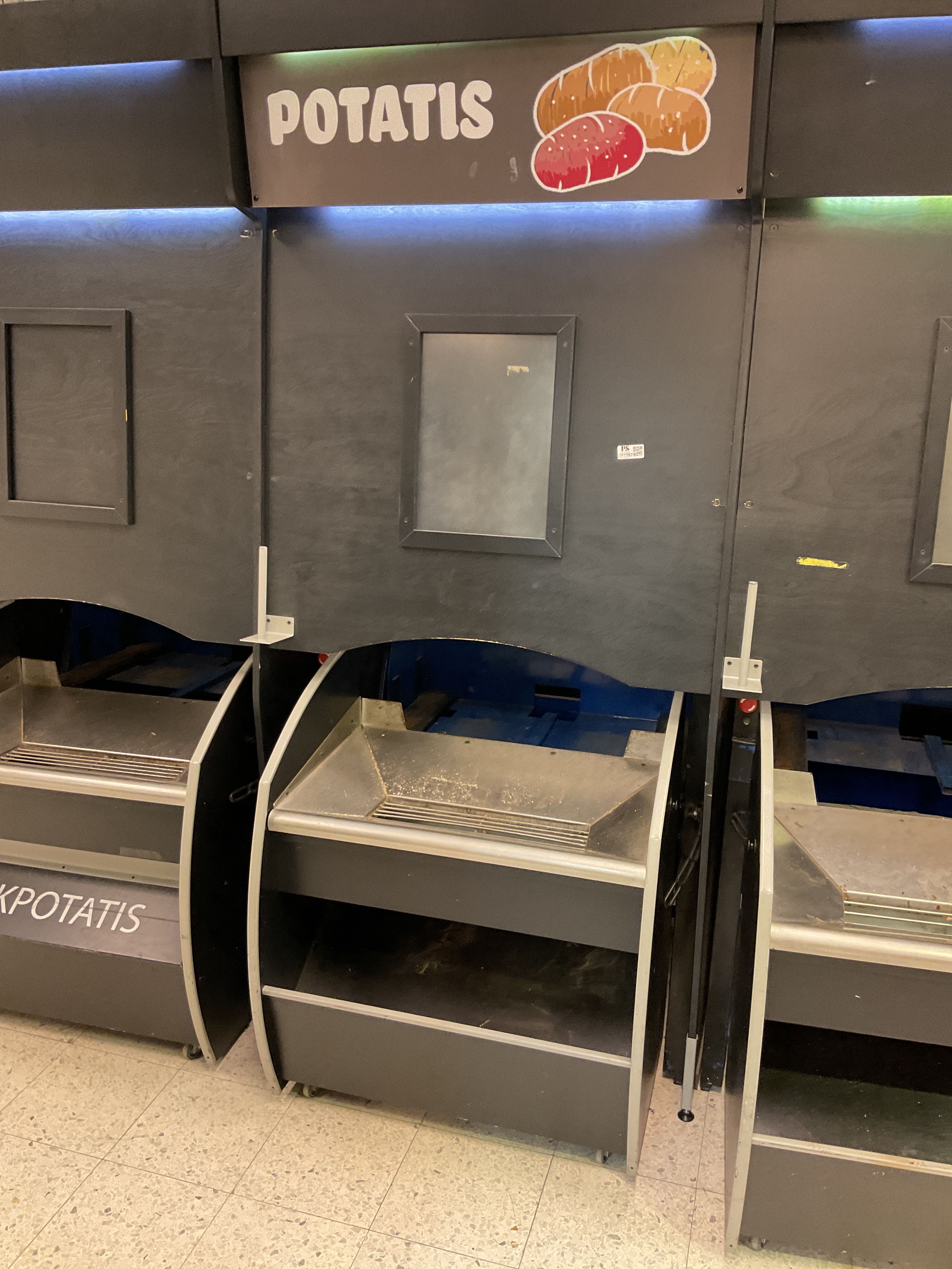 3 potato vending machines - PS Auction - We value the future - Largest in net auctions
