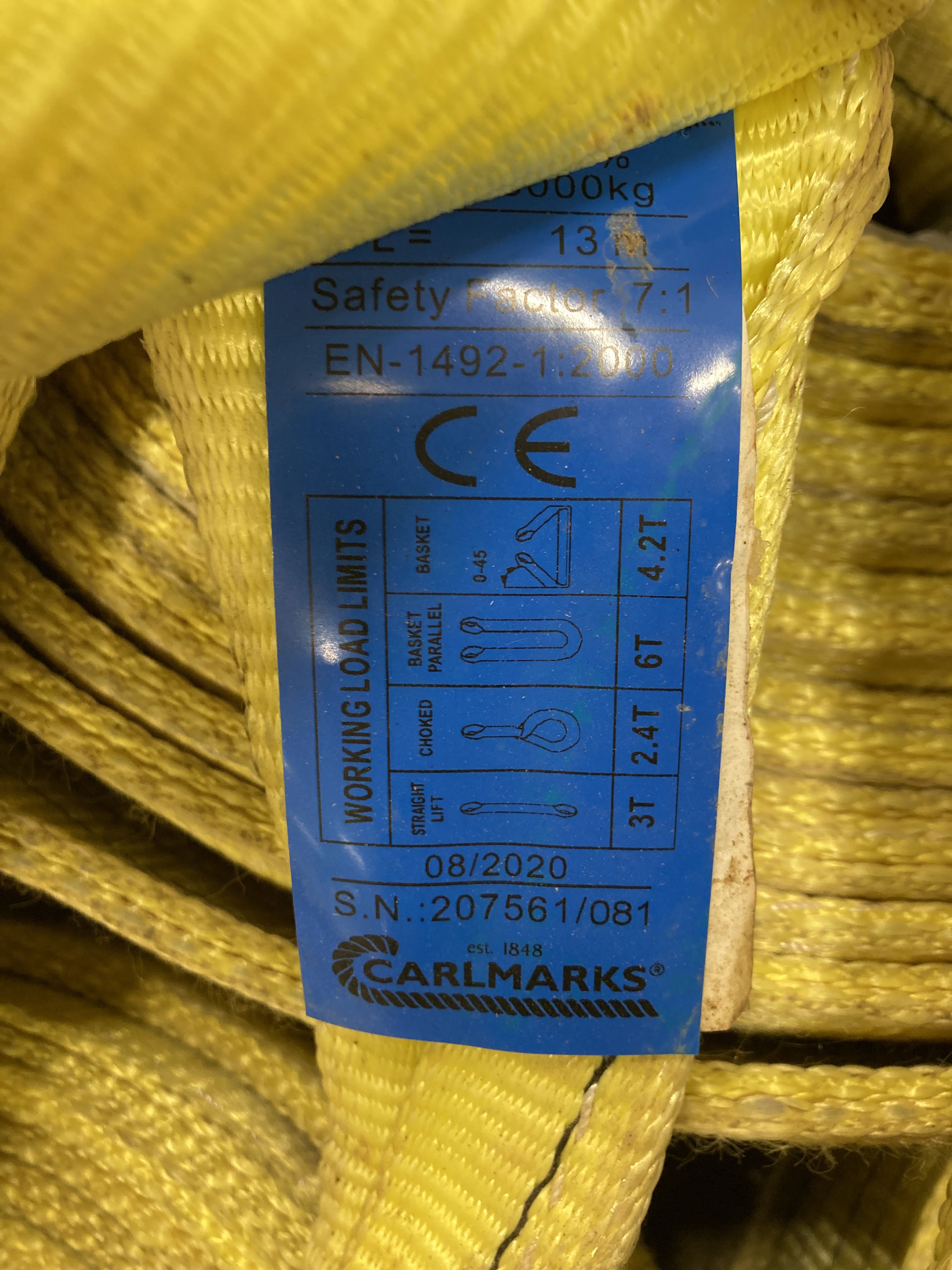 Webbing loops Carlmarks Duplex Webbing 3T x 13M - PS Auction - We value ...