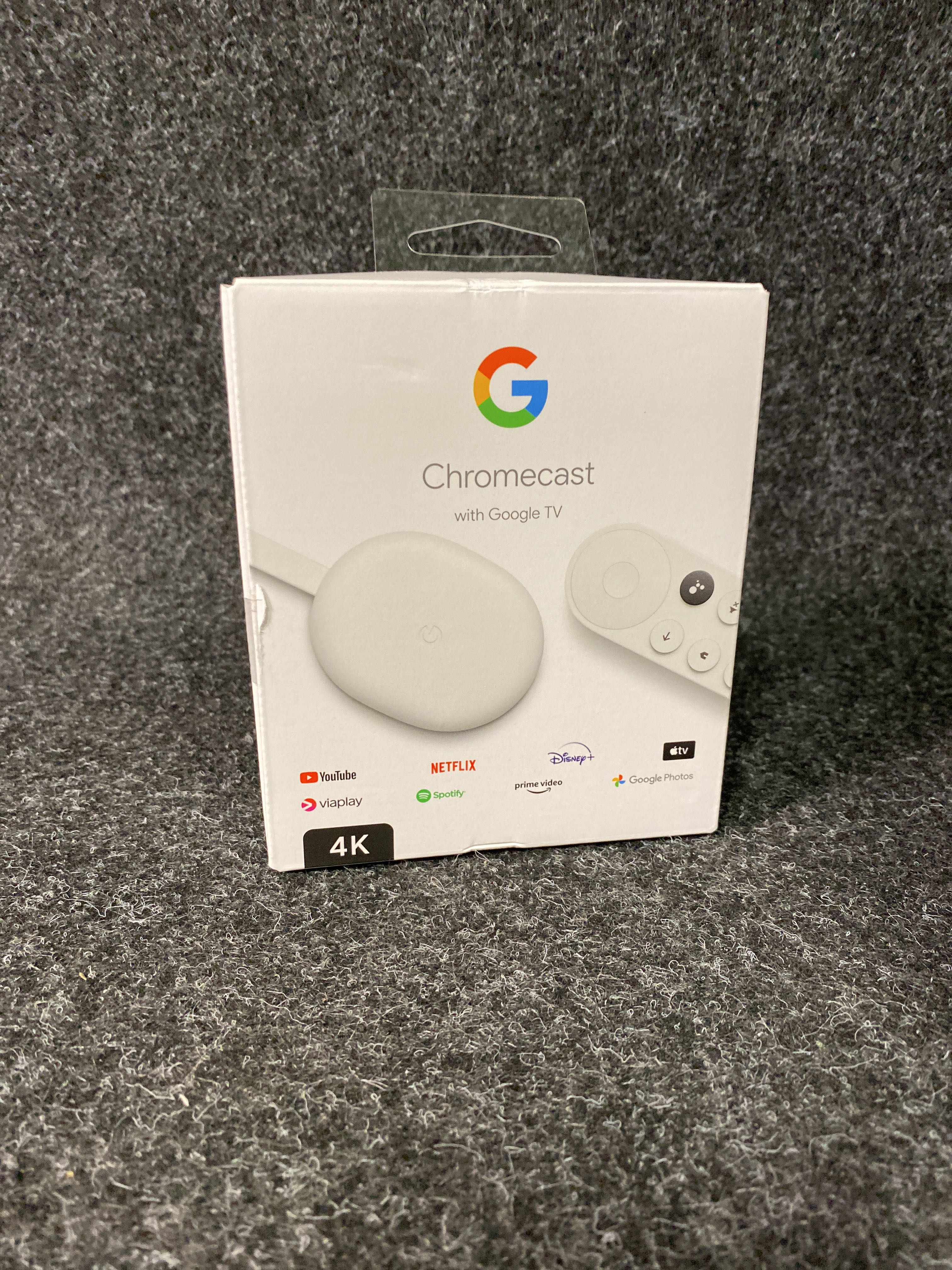 Google Chromecast Gen 4 Google TV - Auktioner online - Nätauktioner ...