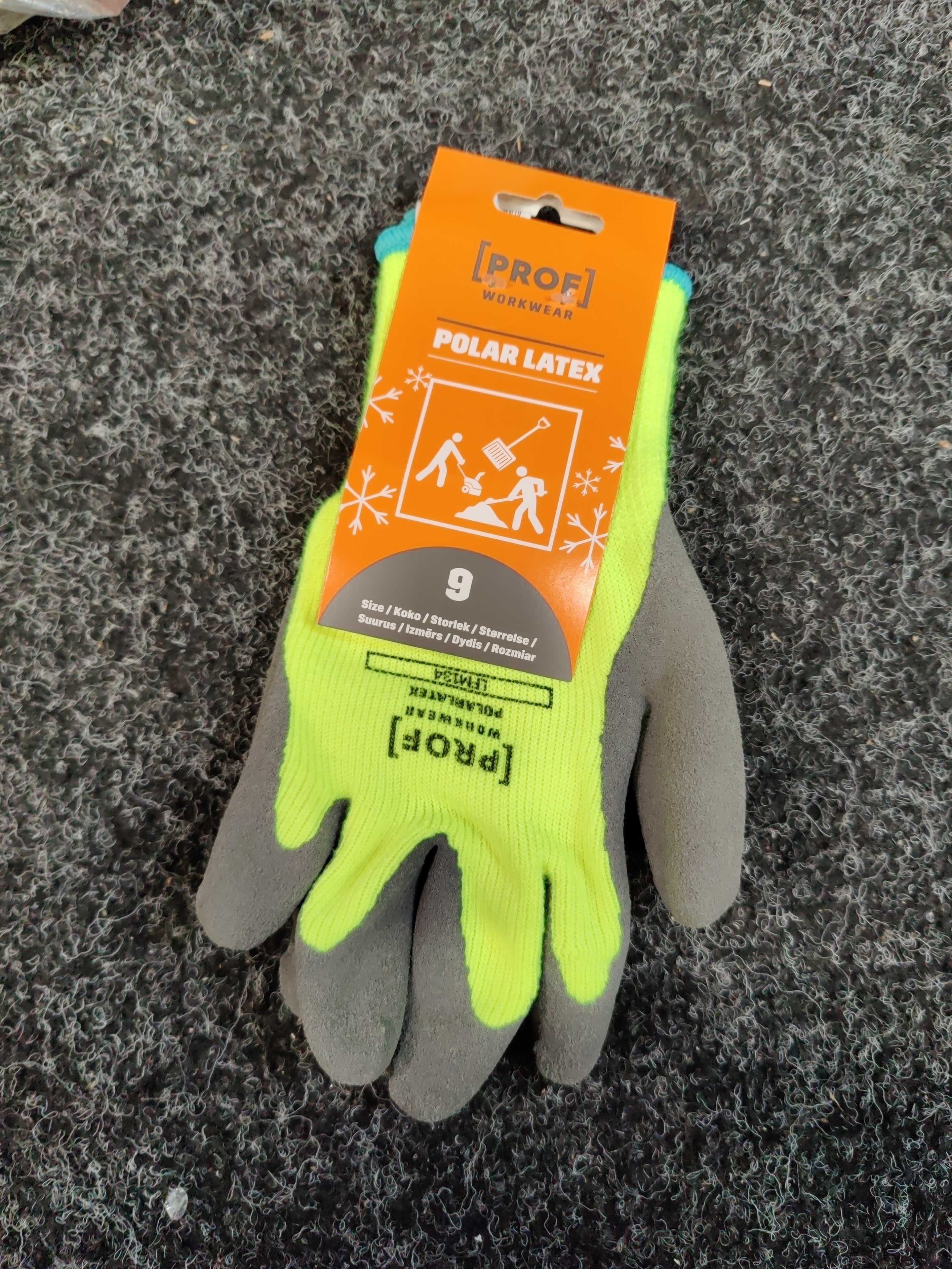 72 pcs Winter work gloves Prof Polar Latex, size 9 - PS Auction - We ...
