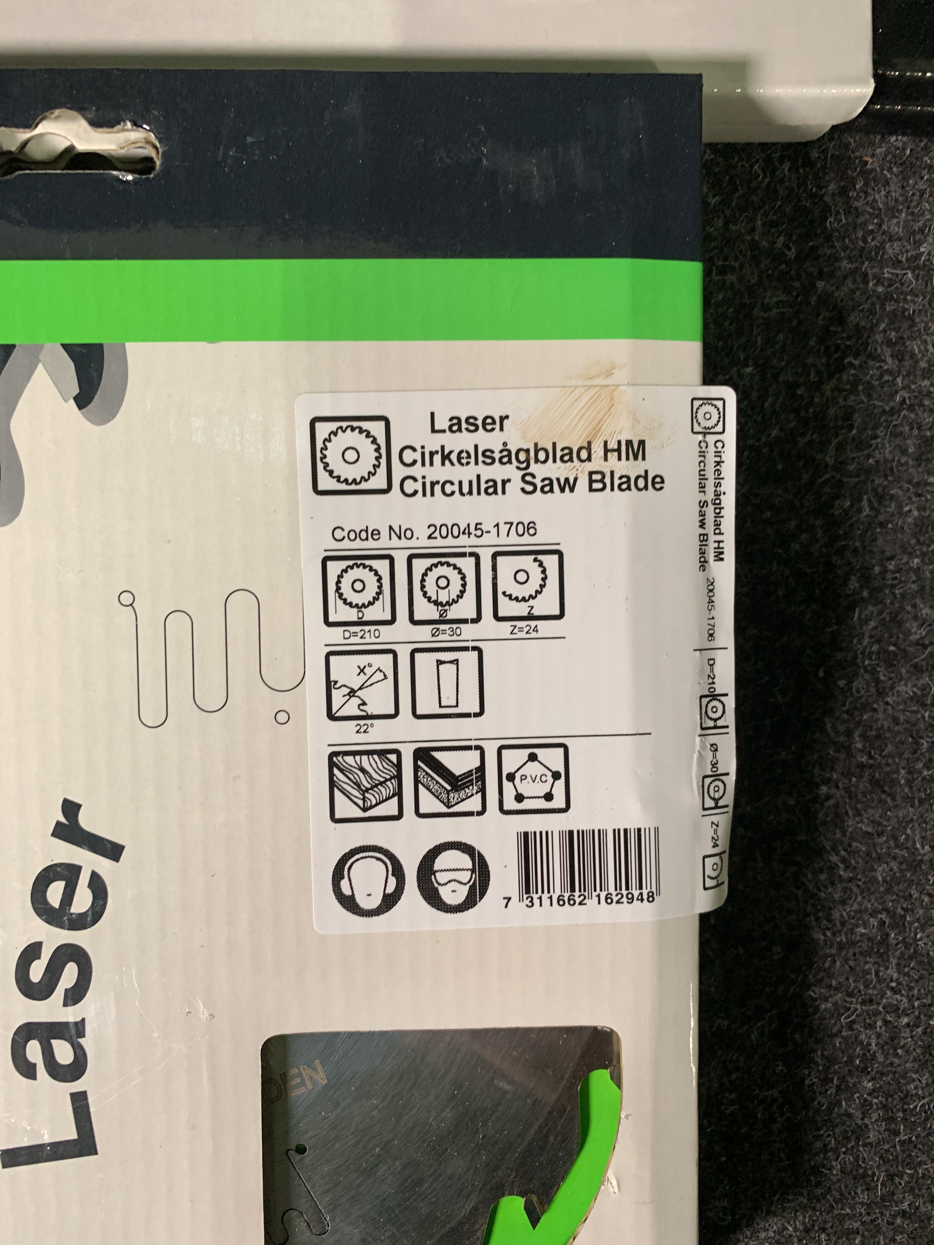 Luna laser circular saw blade - PS Auction - We value the future ...