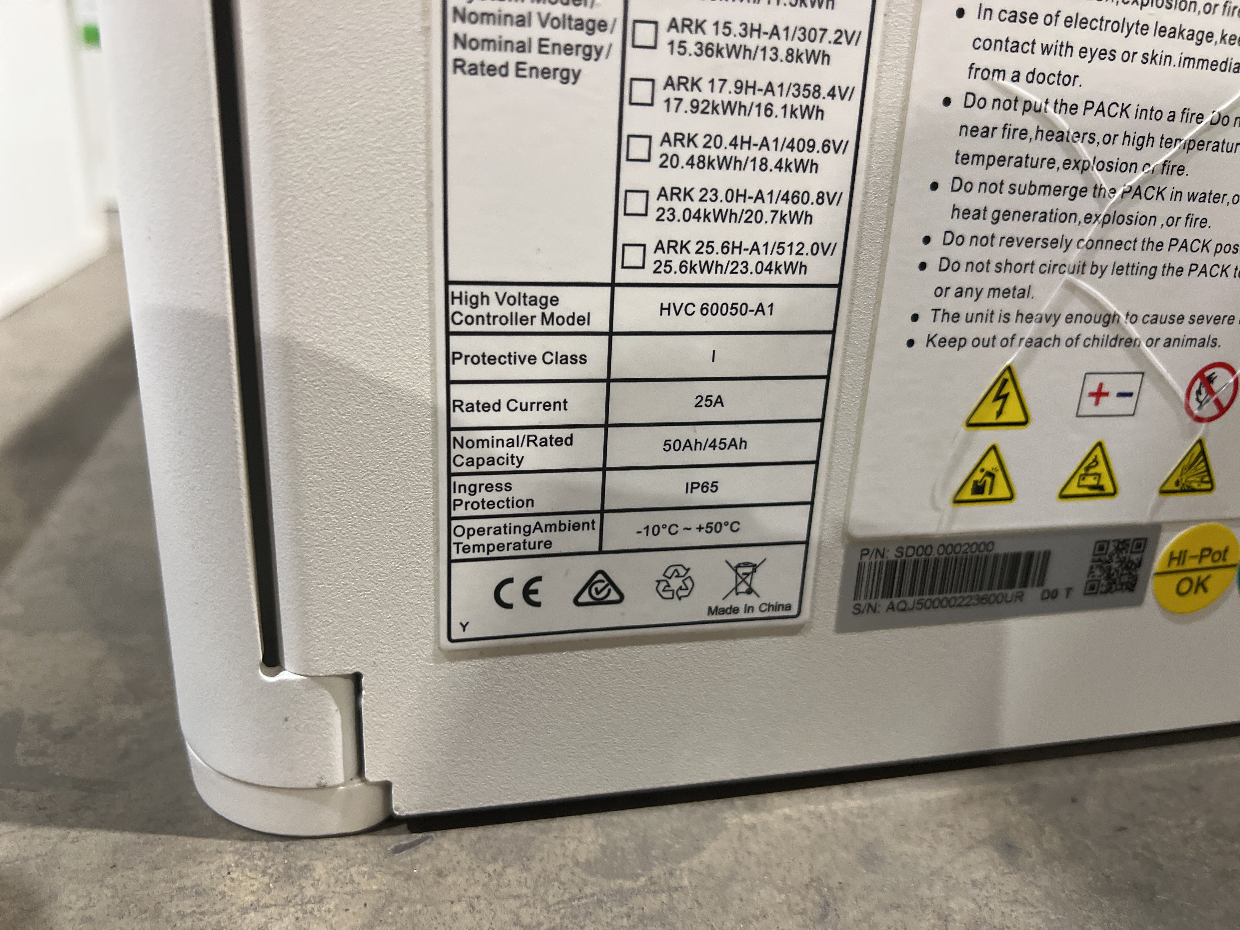 Batterimodul - Growatt ARK High Voltage Battery System - Auktioner ...