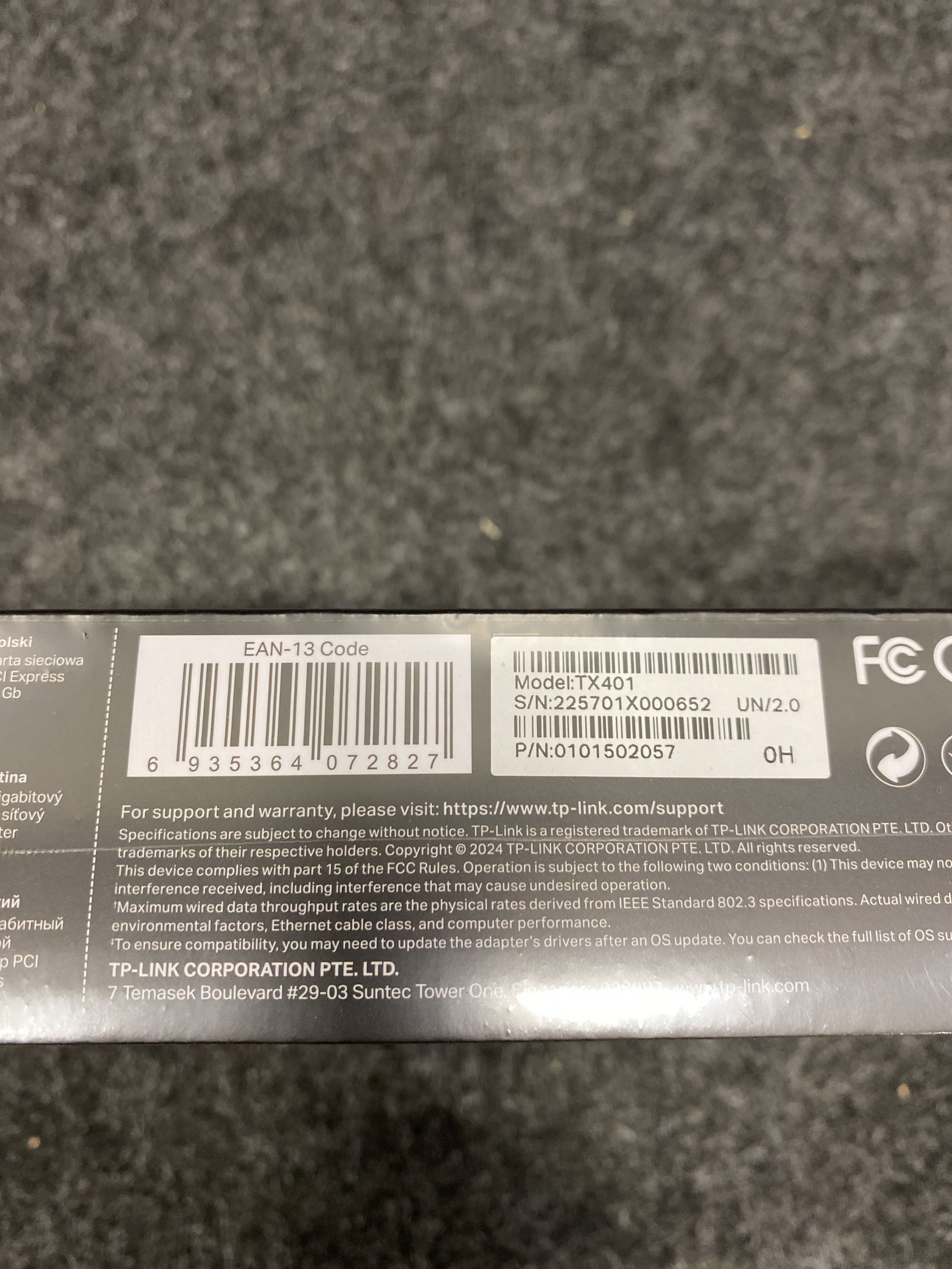 Network card TP-Link TX401 10Gbps PCI Express - PS Auction - We value ...