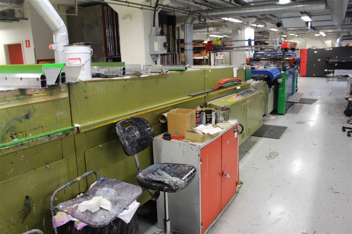 Screen printing line # 1 Svecia Printmaster MK2 - PS Auction - We value ...