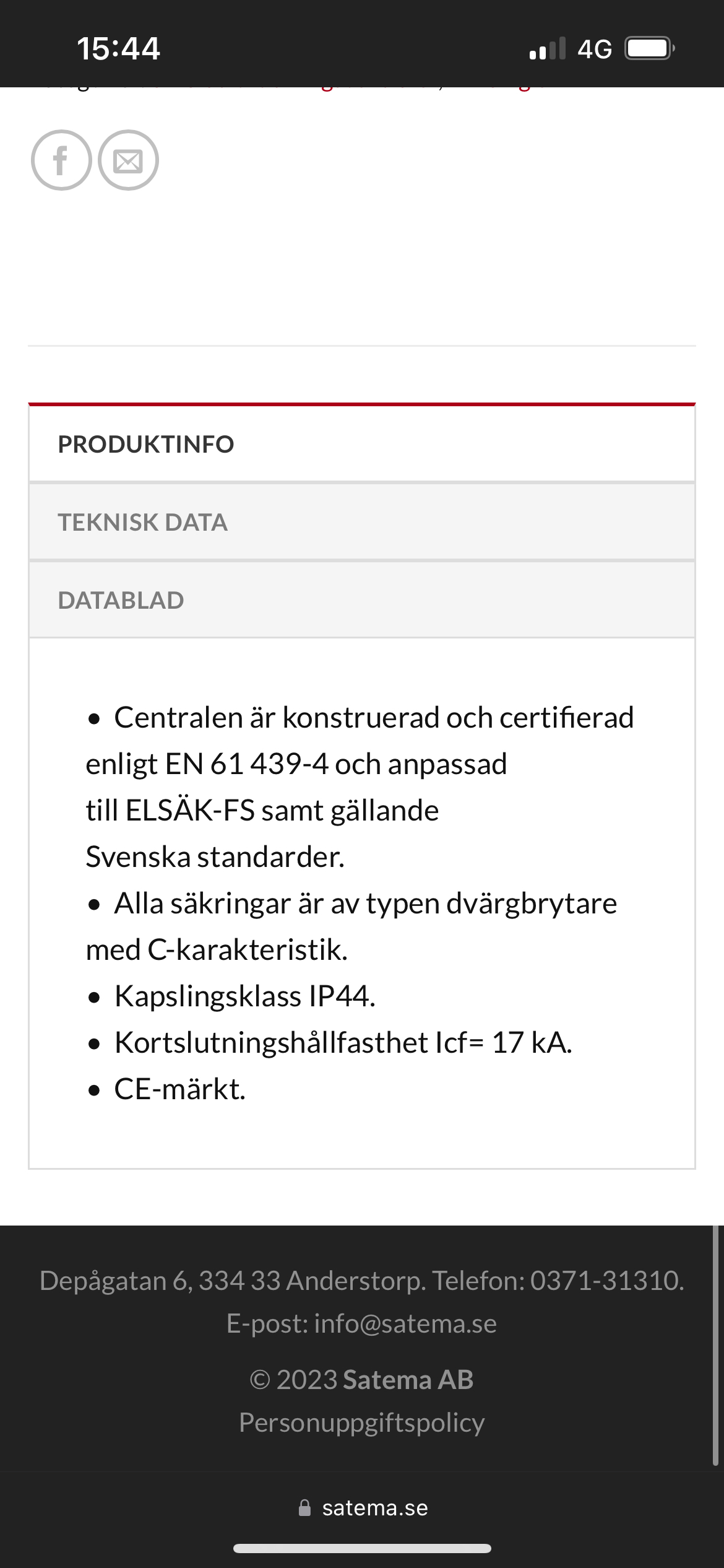 Satema SF63 Electric cabinet, brand new - PS Auction - We value the ...