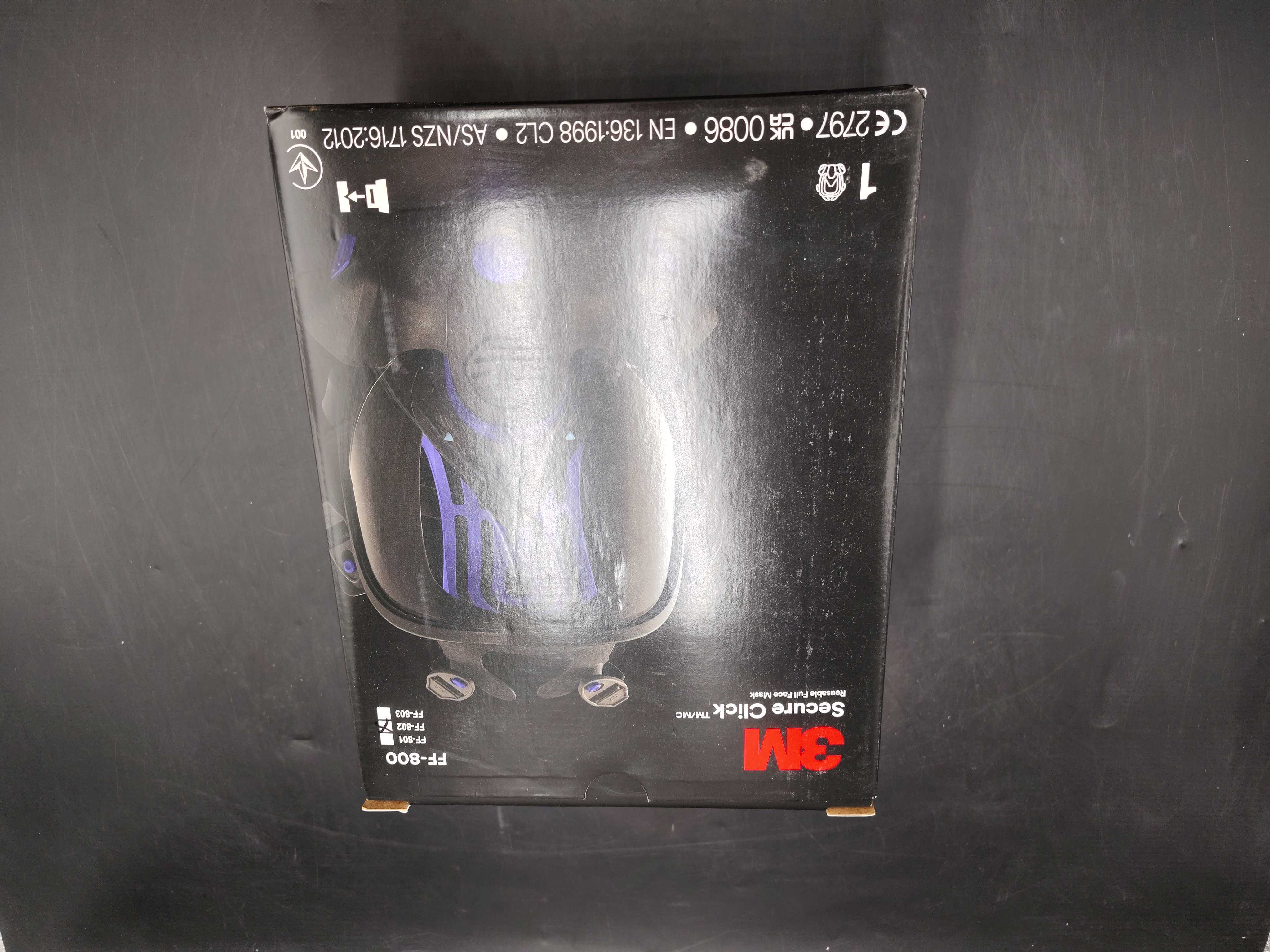 Helmask, - 3M, Secure Click FF-802, helmask med talmembran - Auktioner ...