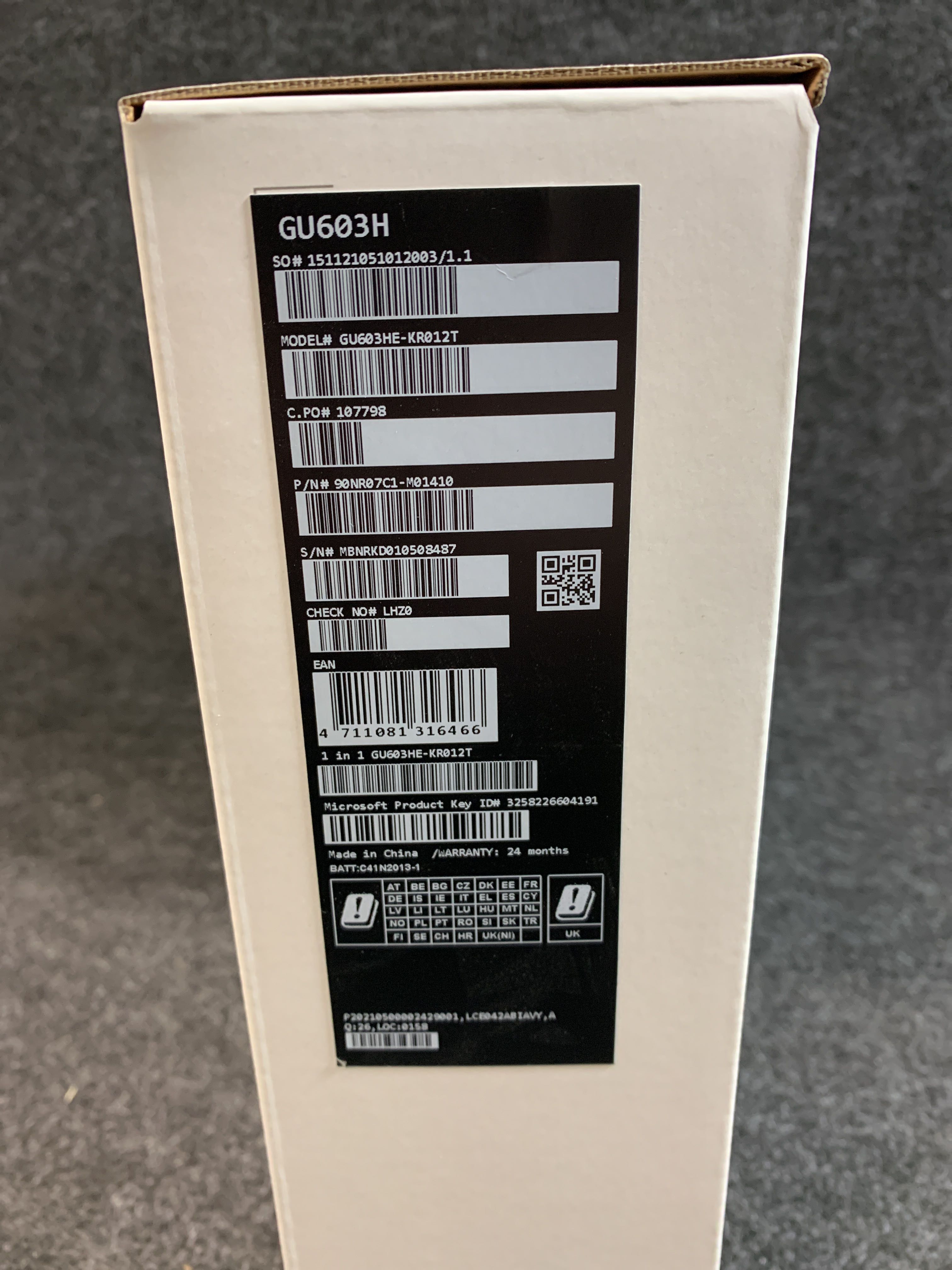 16 "Gaming Laptop ASUS ROG Zephyrus M16 GU603HE - PS Auction - We value ...