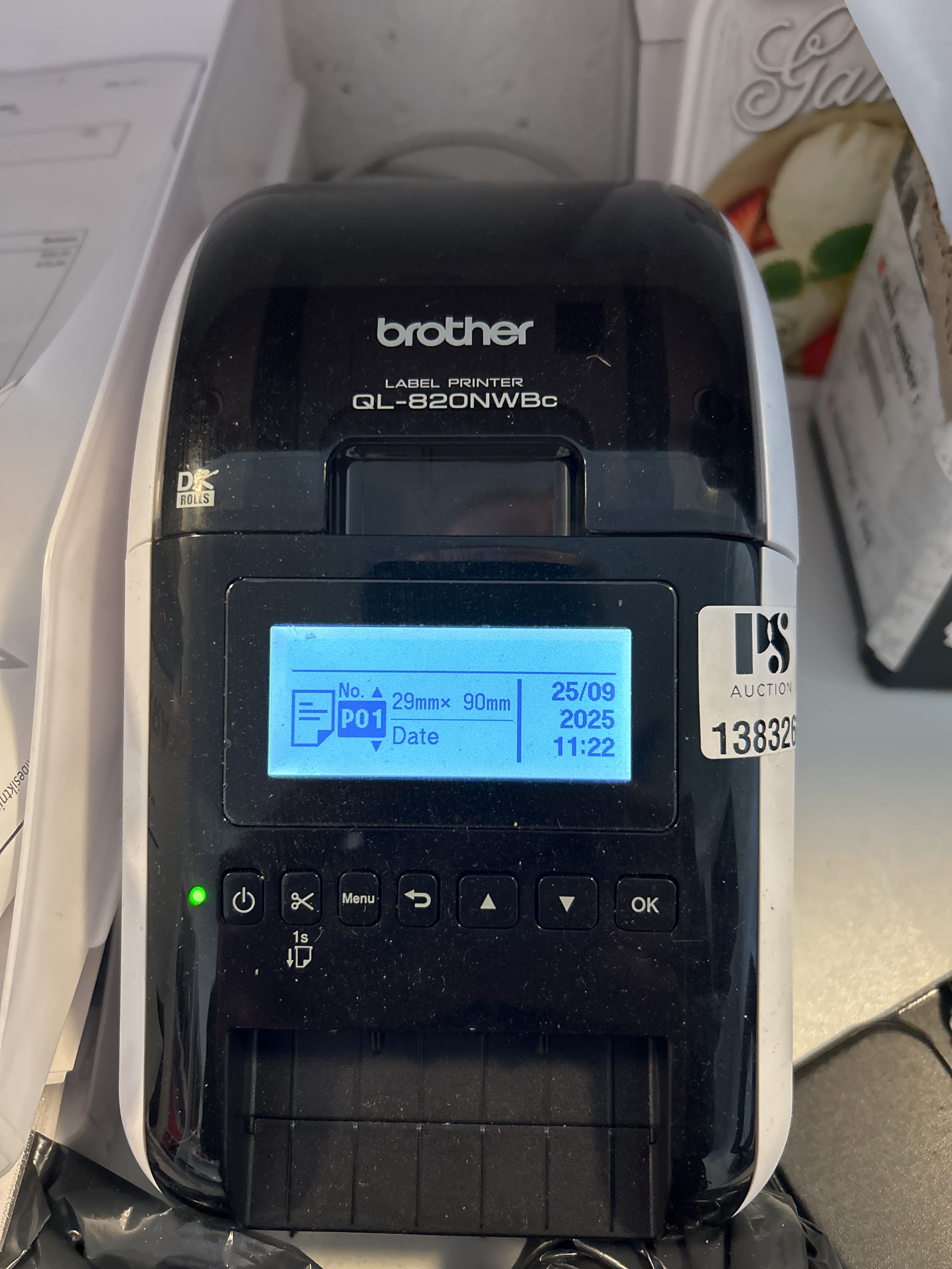 Etikettskrivare - Brother QL-820NWBc - Auktioner online - Nätauktioner ...