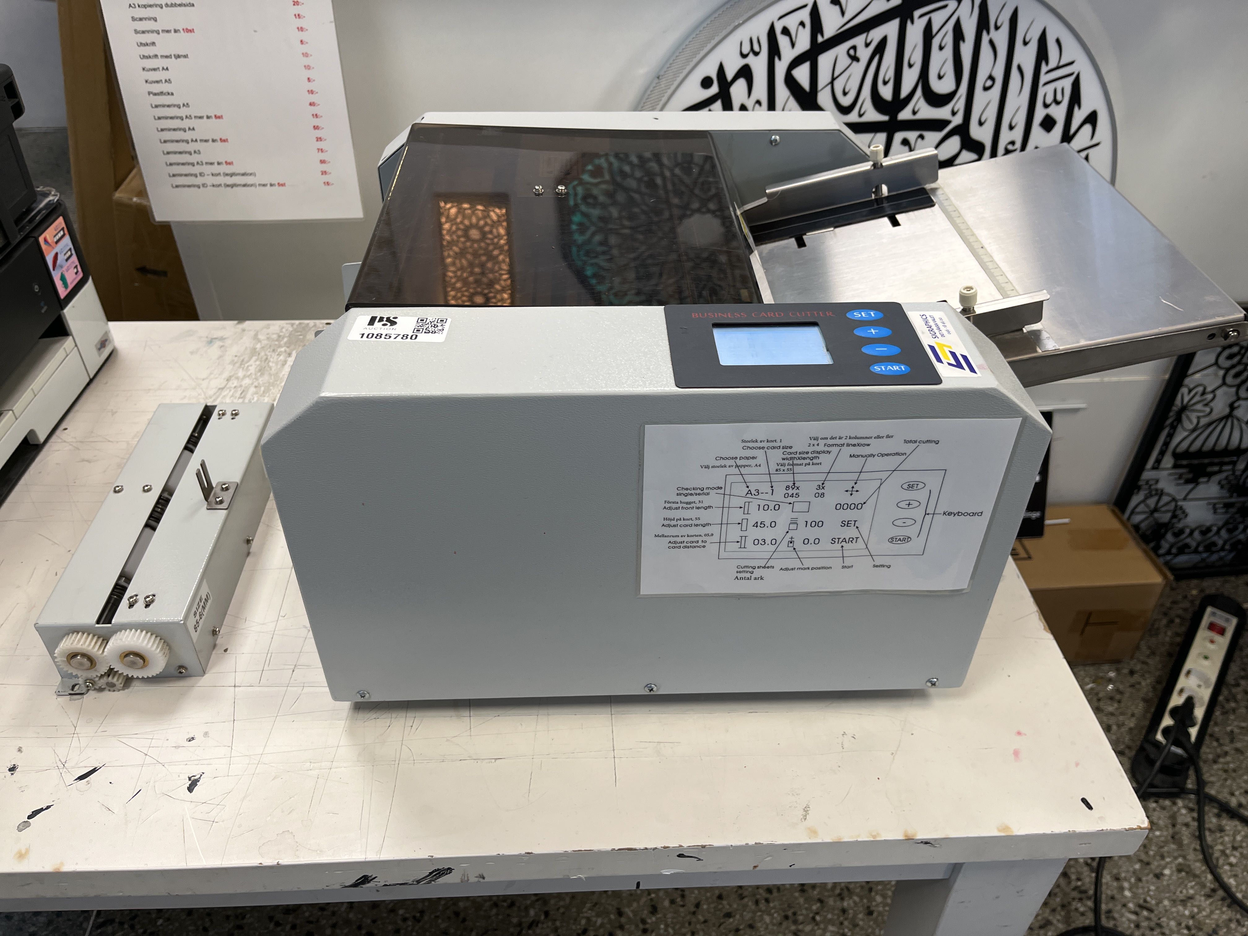 Visitkorts skärare - Sysform CC-A4 - Auktioner online - Nätauktioner & Konkursauktioner | PS Auction