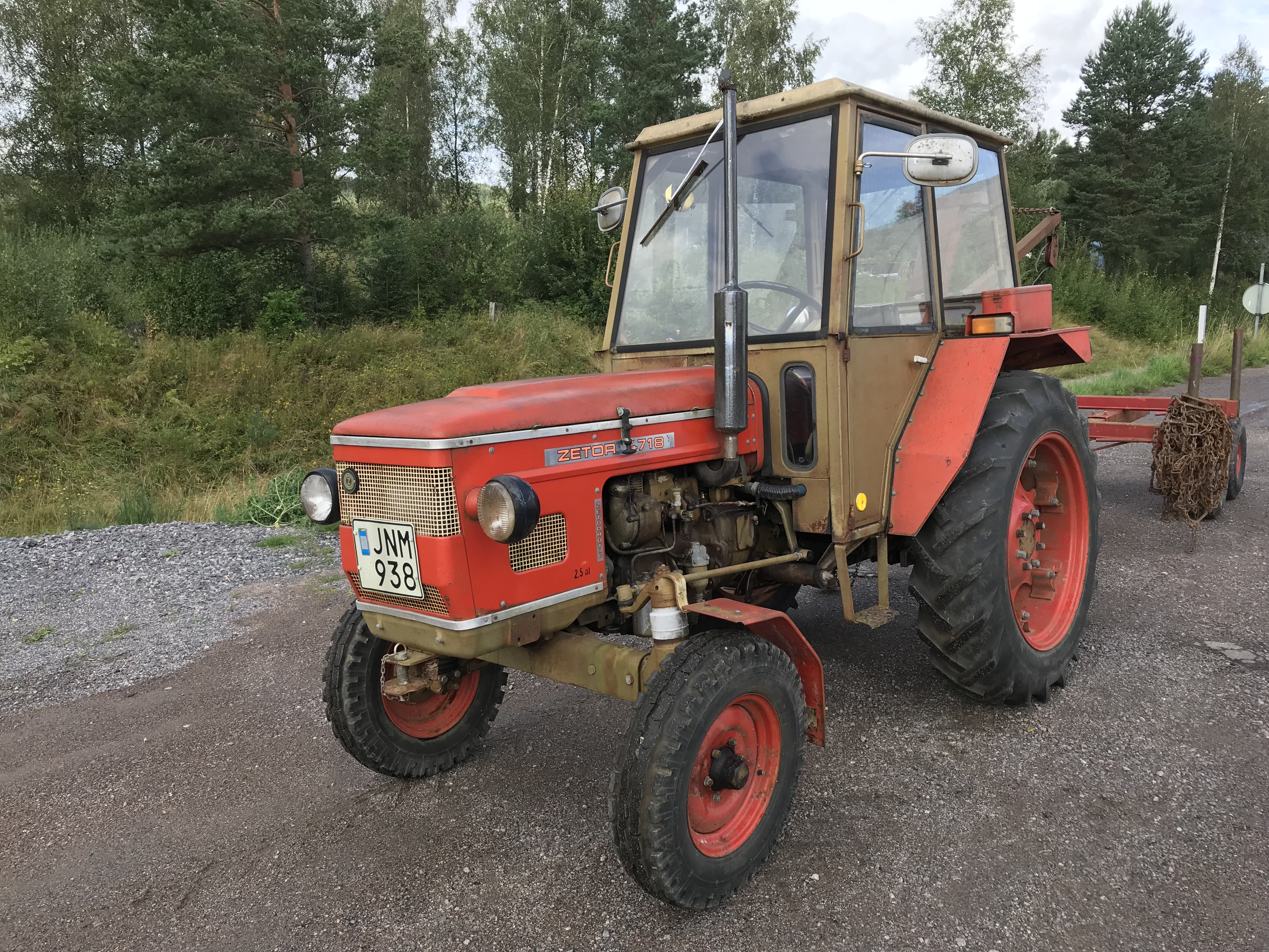 Zetor 4718 1976 with forest equipment - PS Auction - We value the ...
