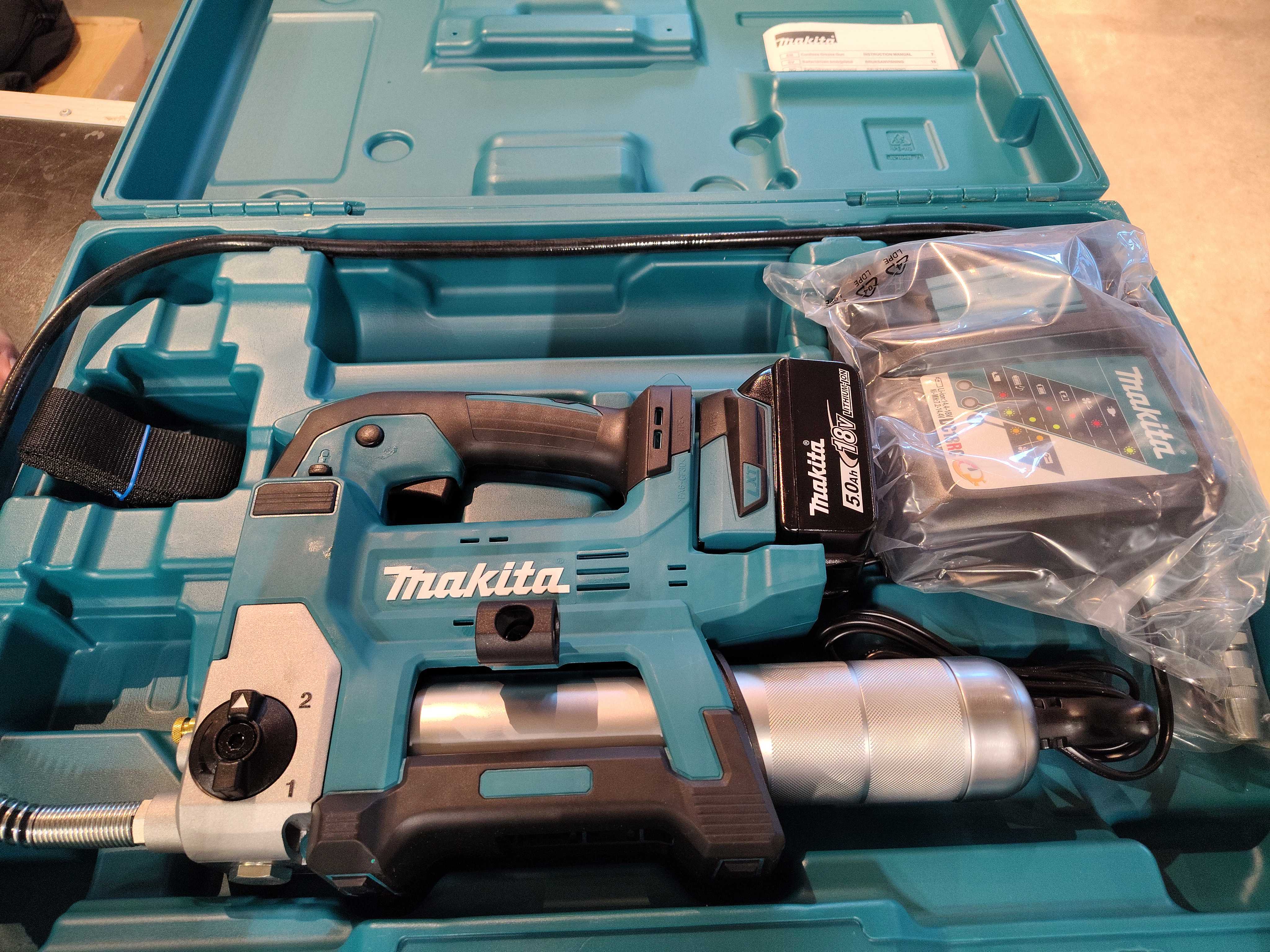 Grease gun, Makita, battery-powered - PS Auction - We value the future ...