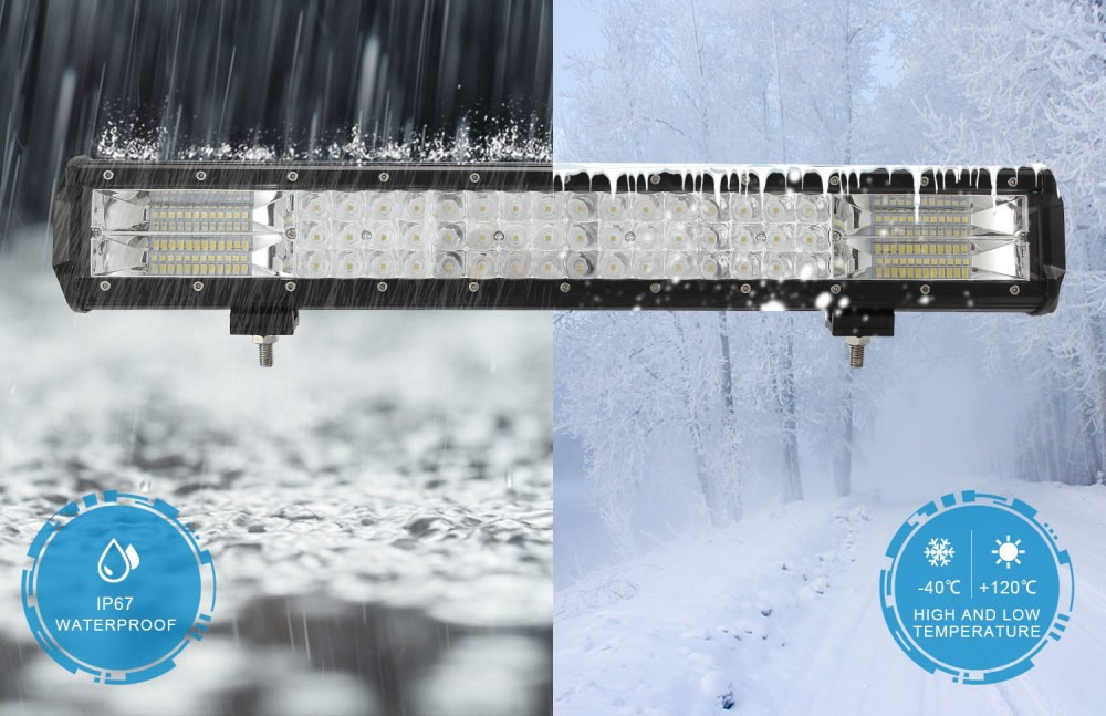 LED extra light ramp, 3 rows LED, 288W - Free shipping - PS Auction ...