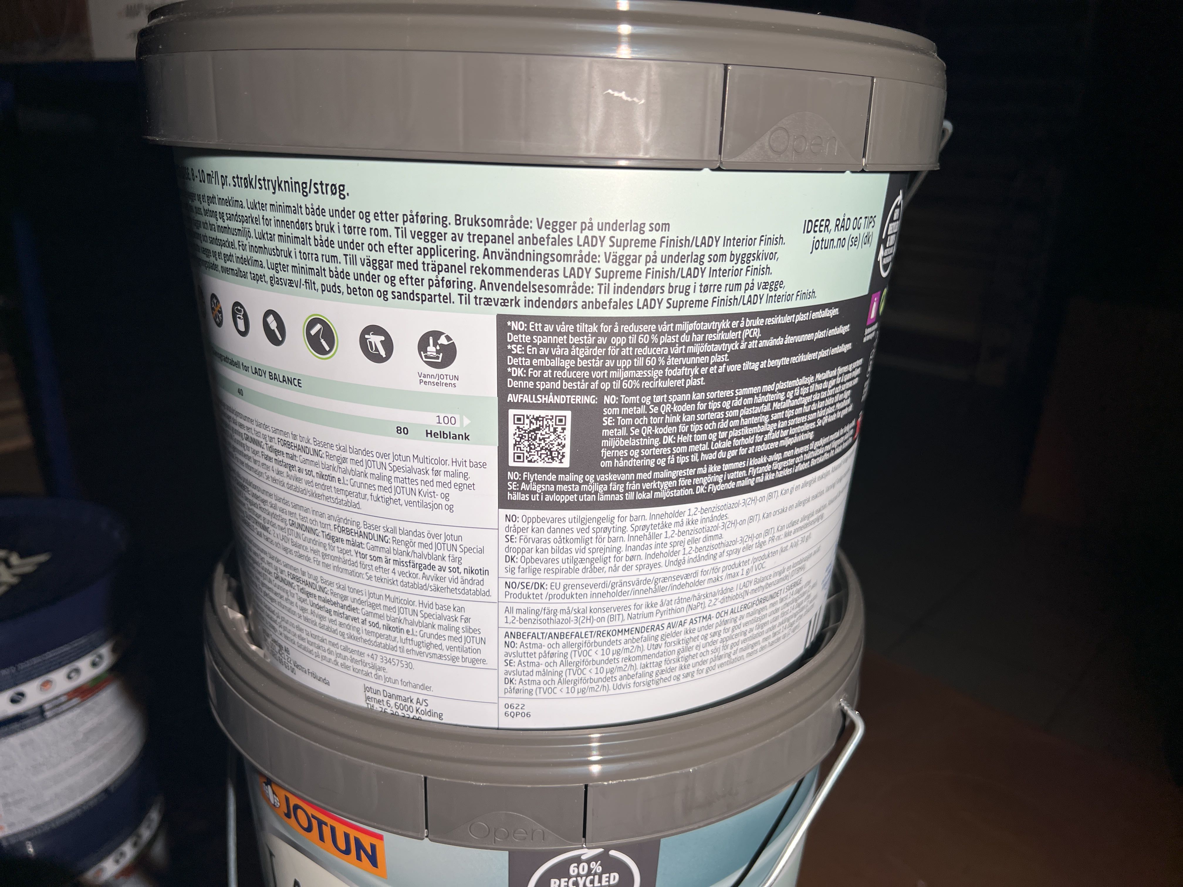 Color Jotun Lady Balance 7 cans of 9 litres - PS Auction - We value the ...