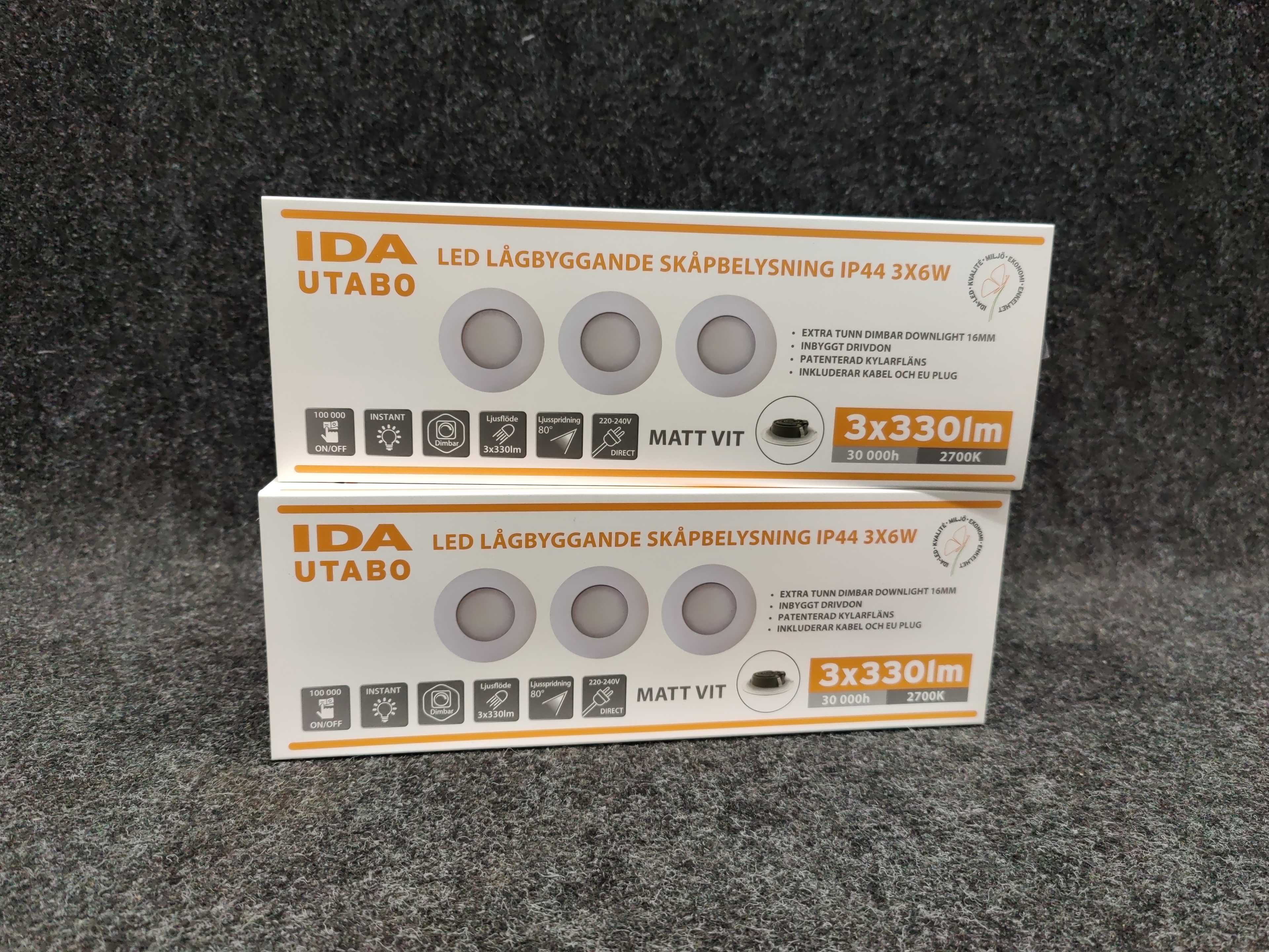 6 st Downlight IDA Utabo LED IP44 2700K - Auktioner online ...
