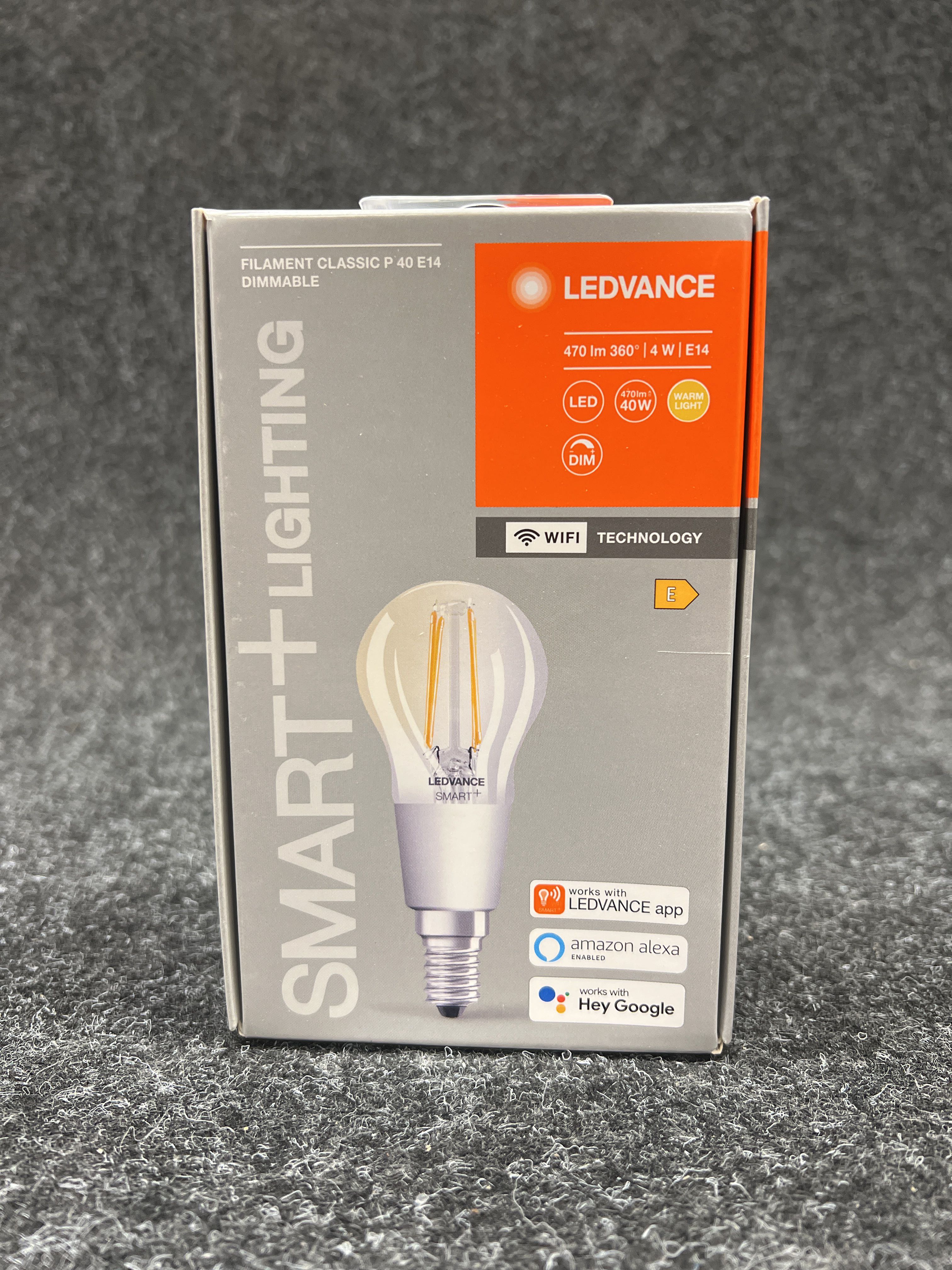 8 st LED-lampor Ledvance Filament Classic P 40 E14 Dimmable - Auktioner ...