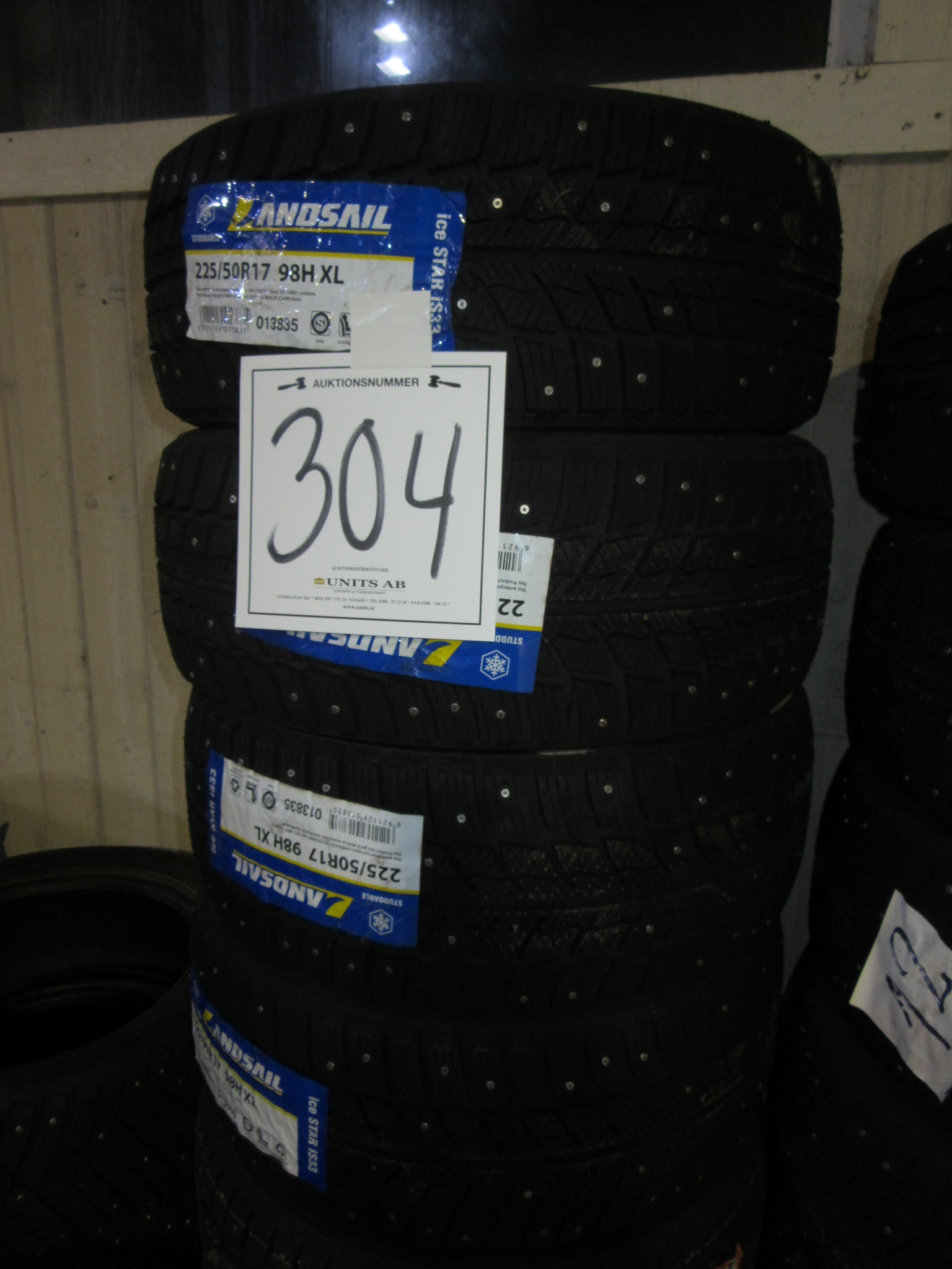 Landsail 225/50 R17, 4st - Units - Ledande på konkursauktioner